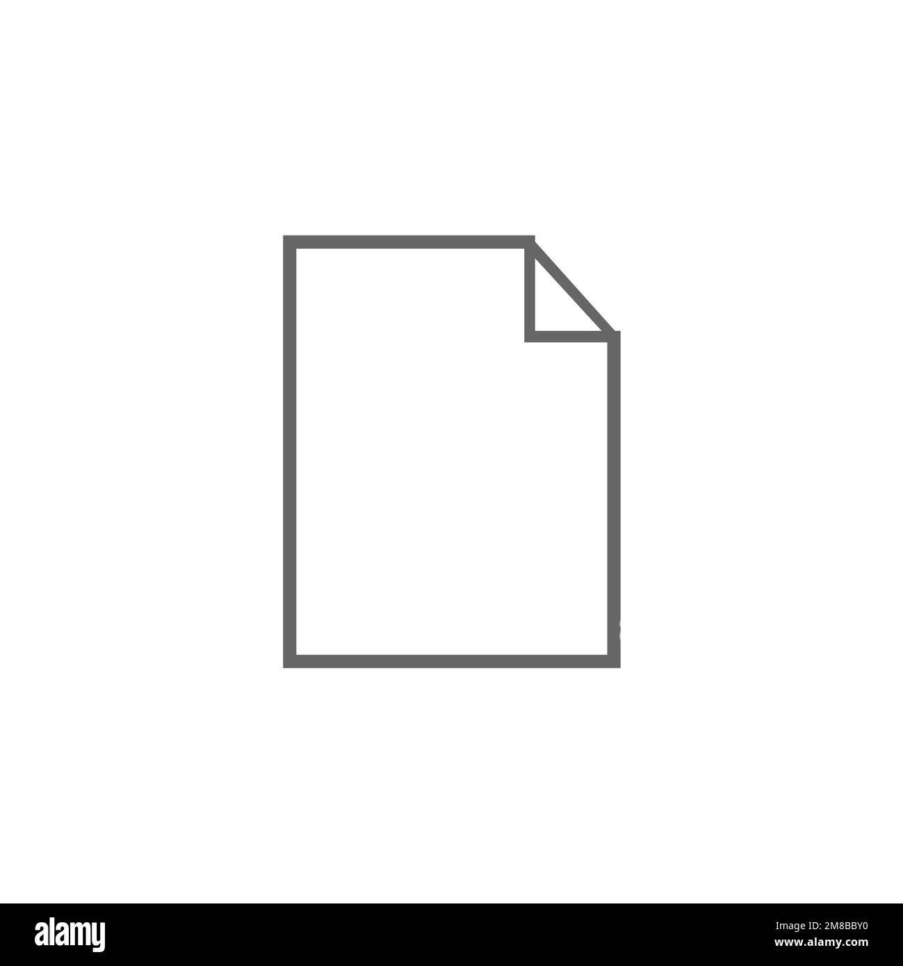 File icon, graphic resource template, vector illustration Stock Vector ...