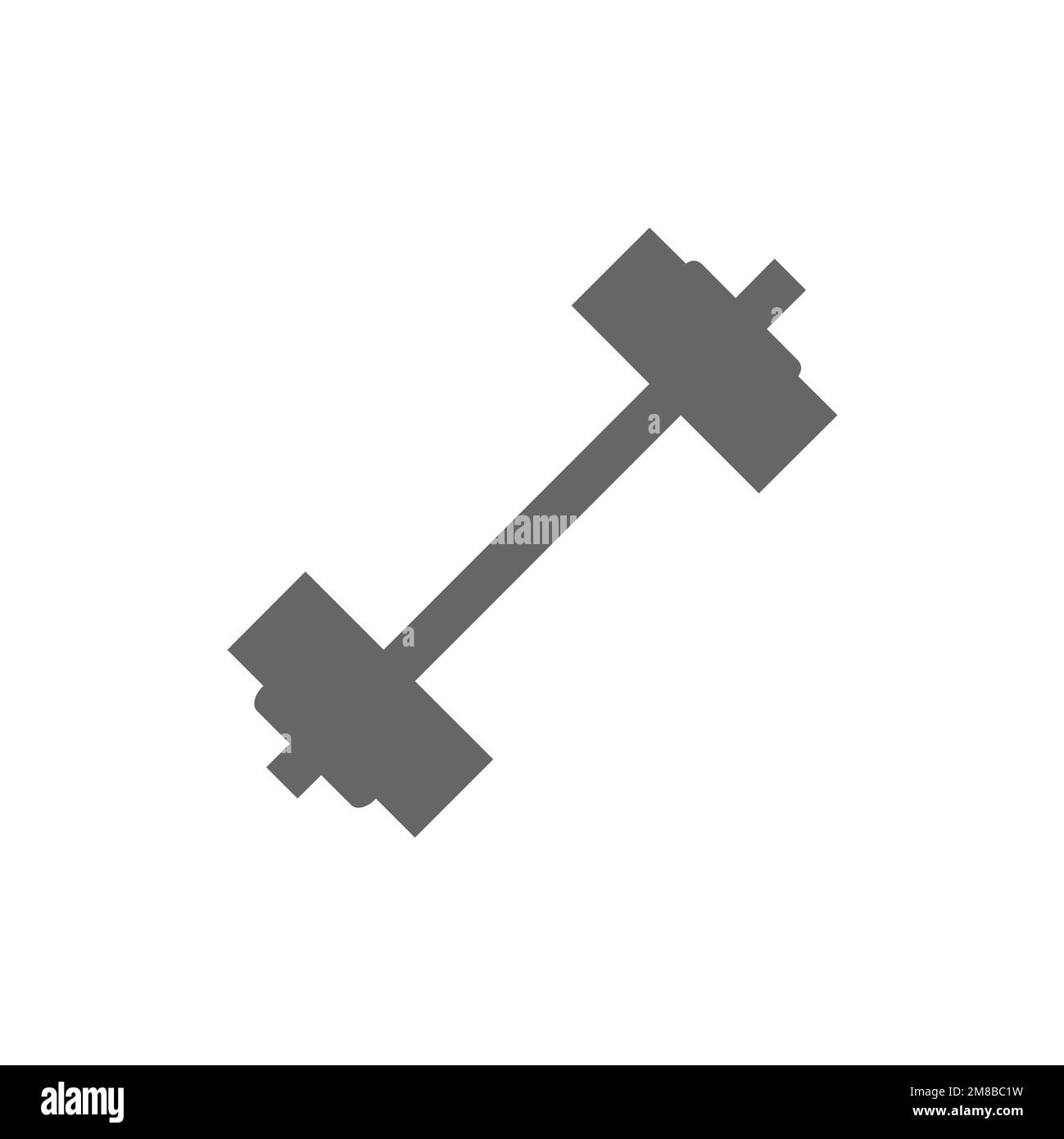 Barbell icon, graphic resource template, vector illustration Stock ...