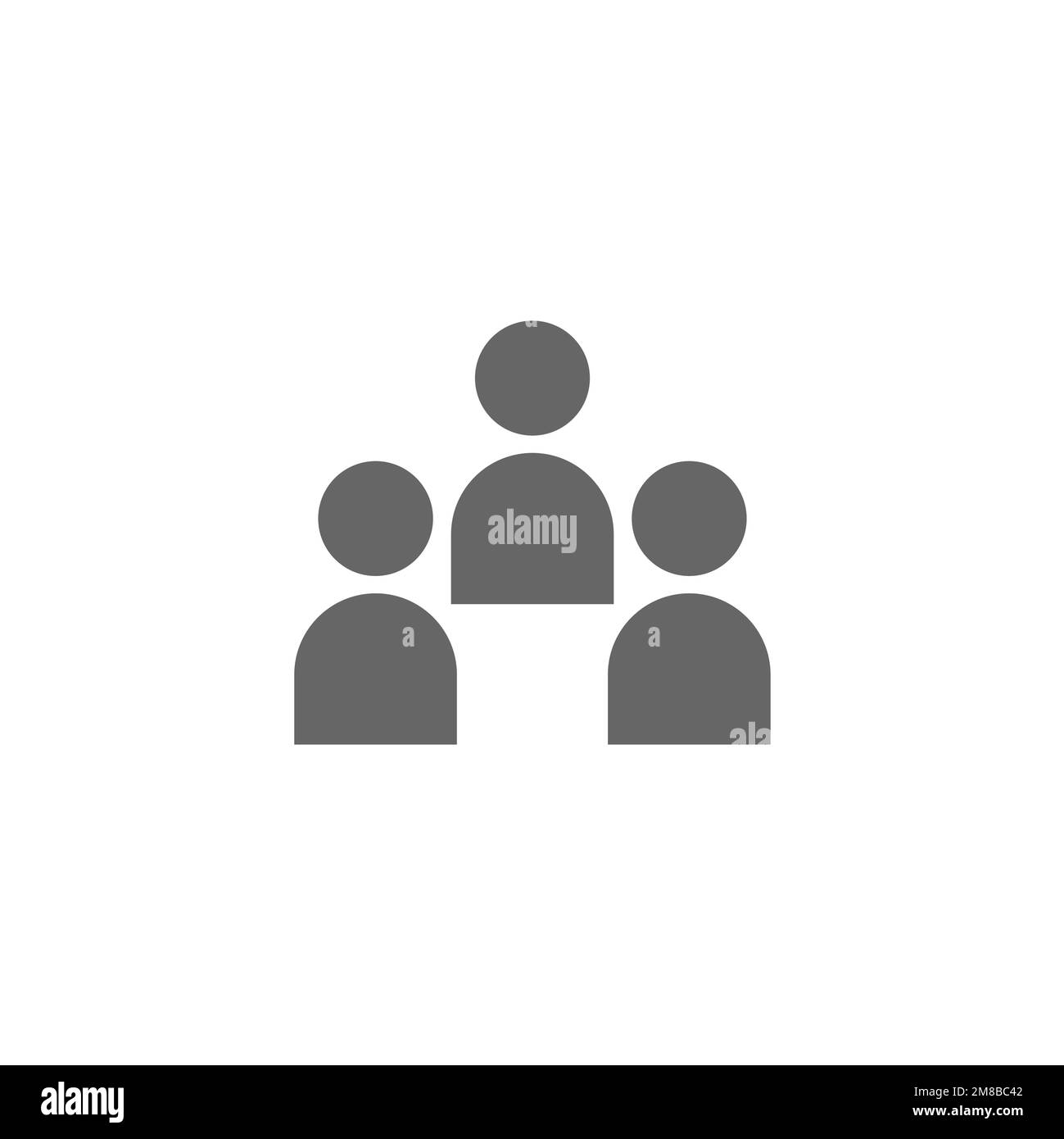 Multi person icon, graphic resource template, vector illustration Stock ...