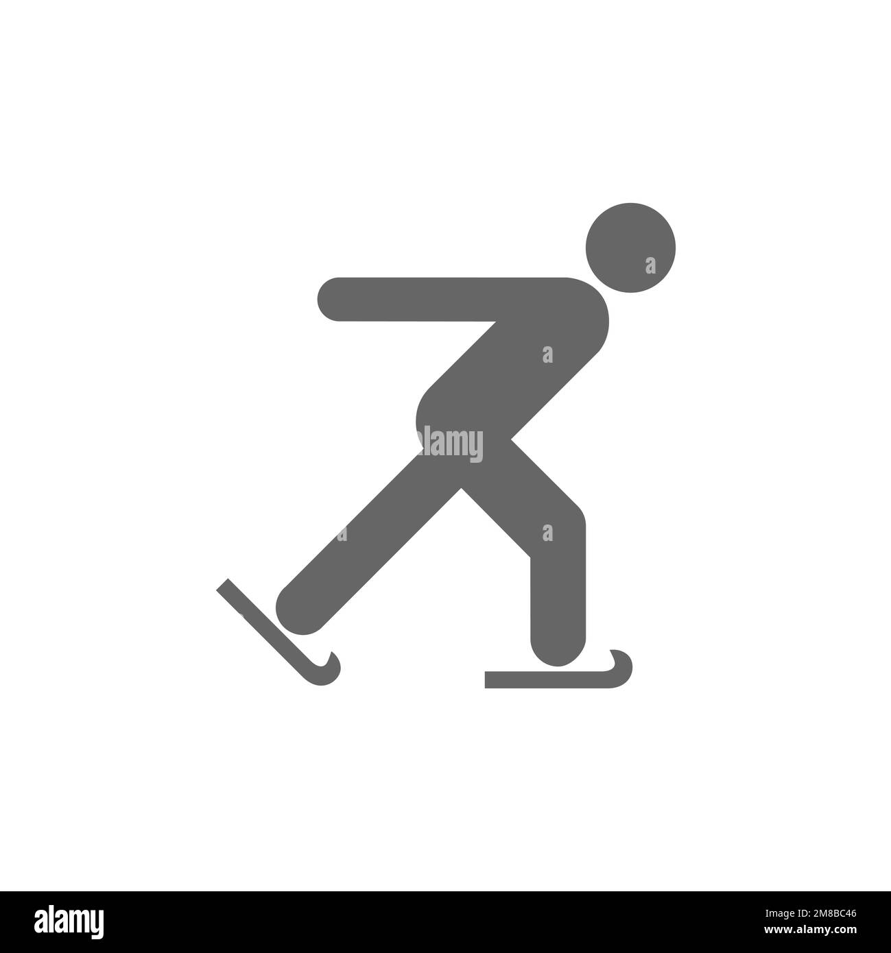 Skating pictogram icon Black and White Stock Photos & Images - Alamy