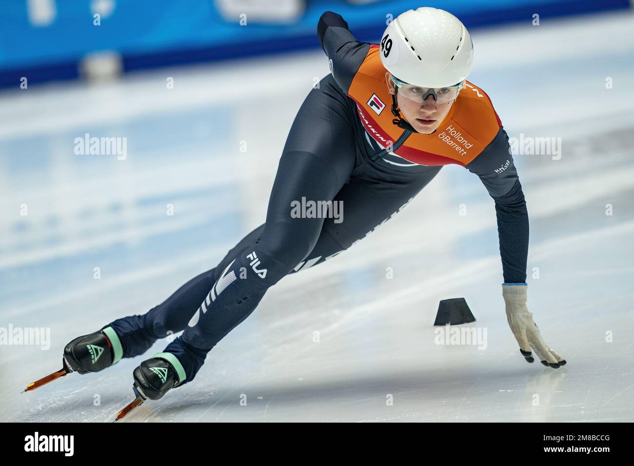 GDANSK - Poland, 13/01/2023, Selma Poutsma during 1500 meters on day 1 ...
