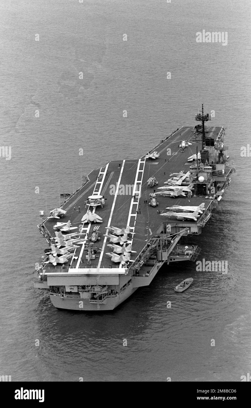 Uss forrestal cv 59 Black and White Stock Photos & Images - Alamy