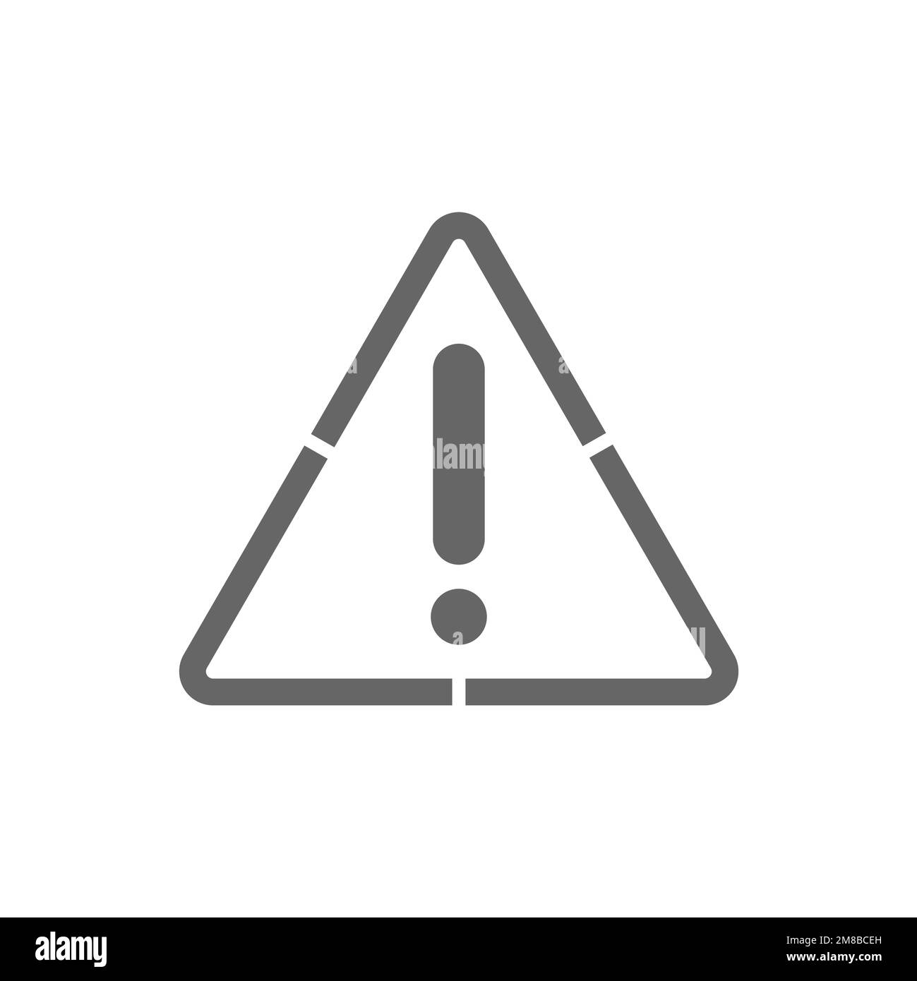 Warning sign icon, graphic resource template, vector illustration Stock ...