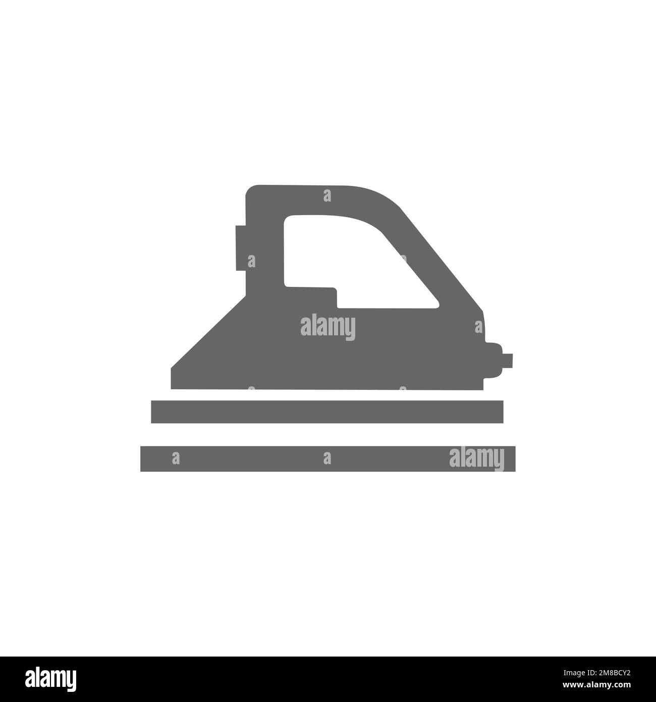 Electric iron icon, graphic resource template, vector illustration ...