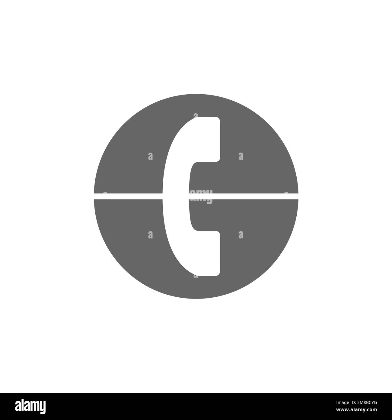 Call icon, graphic resource template, vector illustration Stock Vector ...