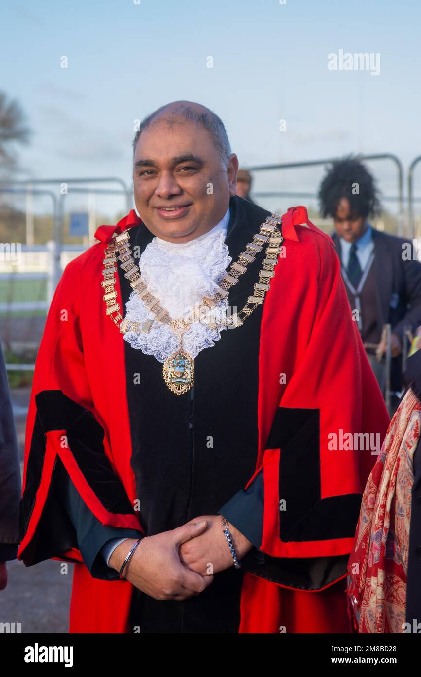 London, UK. 13th Jan, 2023. Dukes Meadows Bridge Opens Improved Thames ...