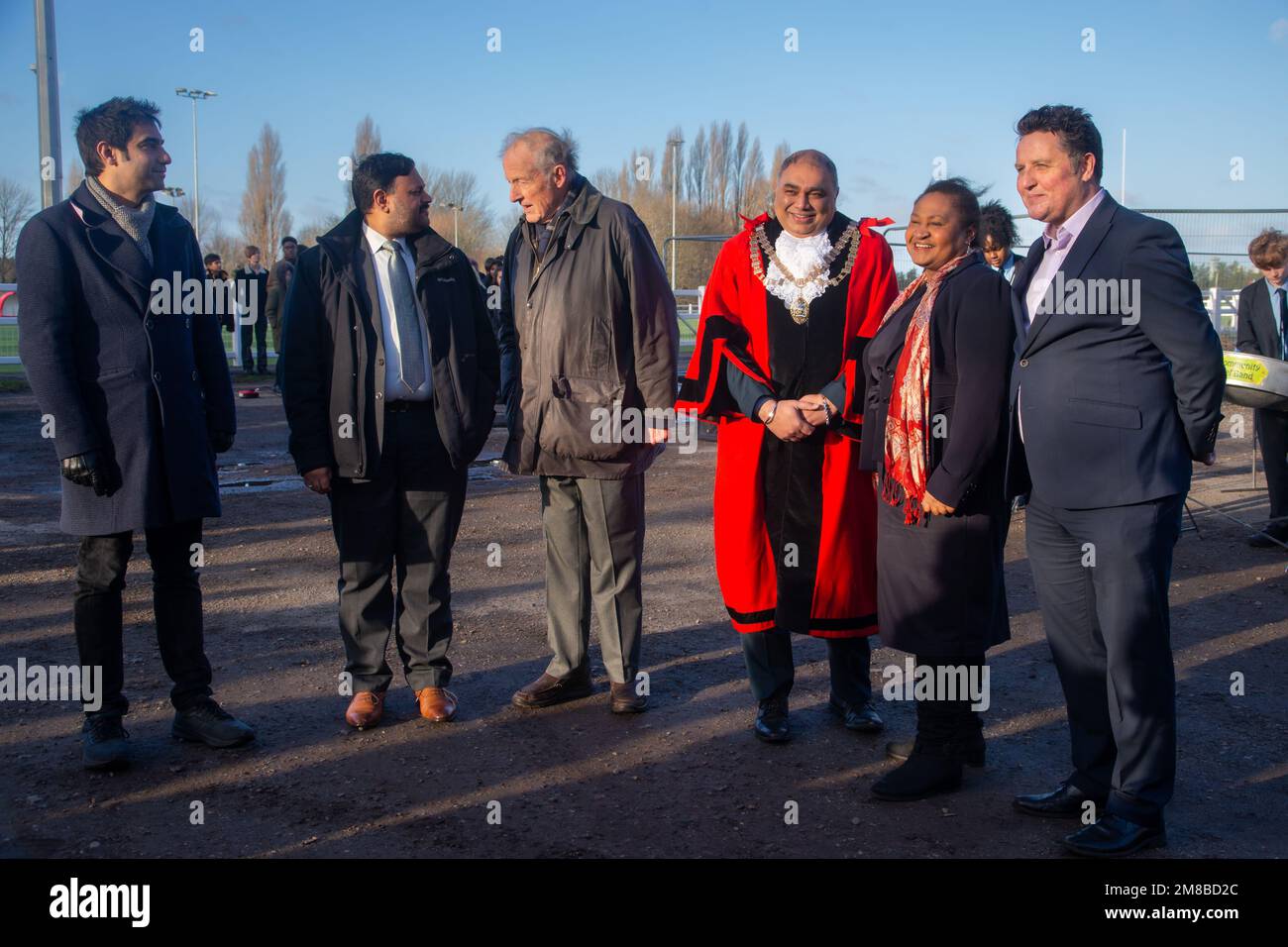 London, UK. 13th Jan, 2023. Dukes Meadows Bridge Opens Improved Thames ...