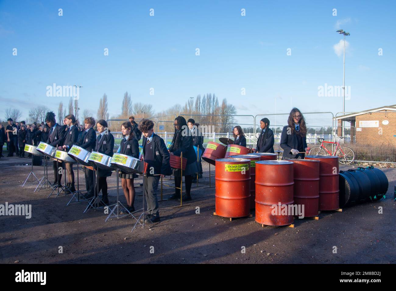 London, UK. 13th Jan, 2023. Dukes Meadows Bridge Opens Improved Thames ...