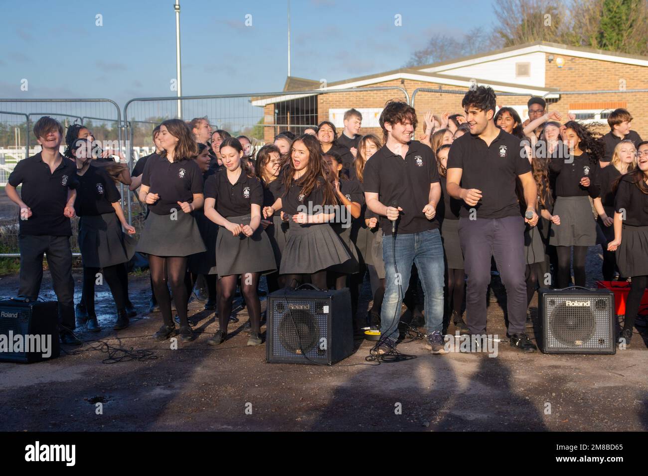 London, UK. 13th Jan, 2023. Dukes Meadows Bridge Opens Improved Thames ...