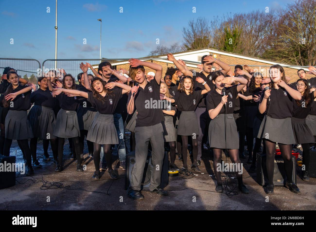 London, UK. 13th Jan, 2023. Dukes Meadows Bridge Opens Improved Thames ...