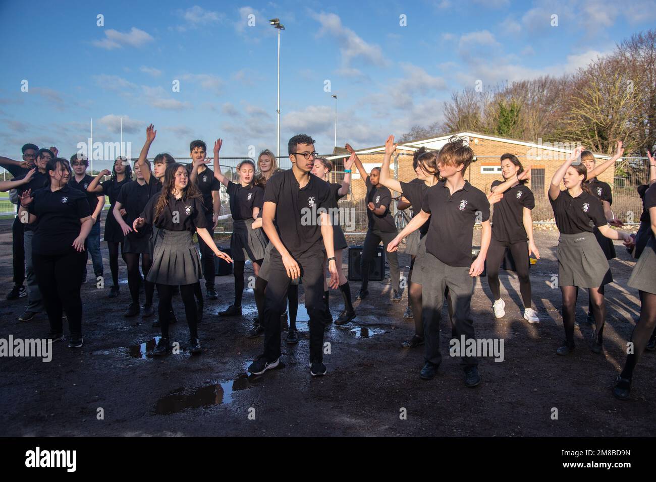 London, UK. 13th Jan, 2023. Dukes Meadows Bridge Opens Improved Thames ...