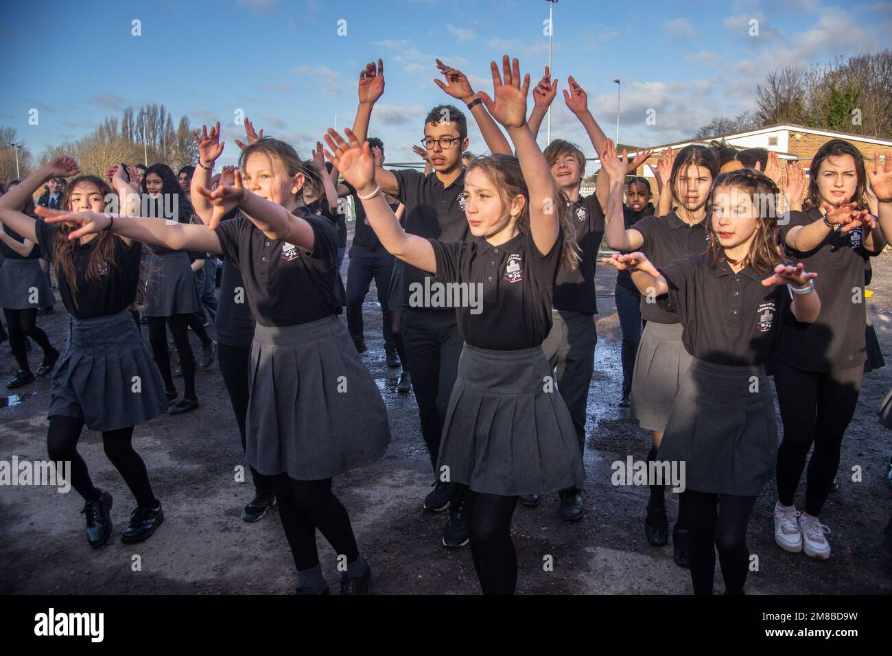 London, UK. 13th Jan, 2023. Dukes Meadows Bridge Opens Improved Thames ...