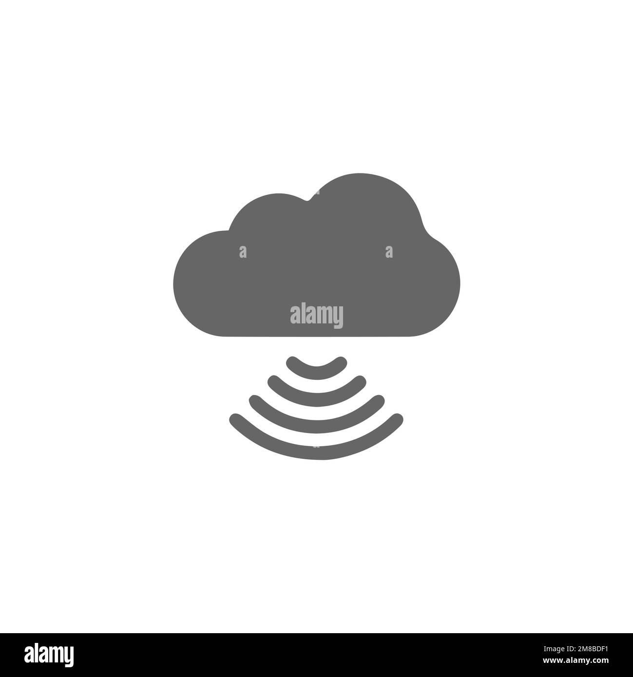 Cloud service icon, graphic resource template, vector illustration ...
