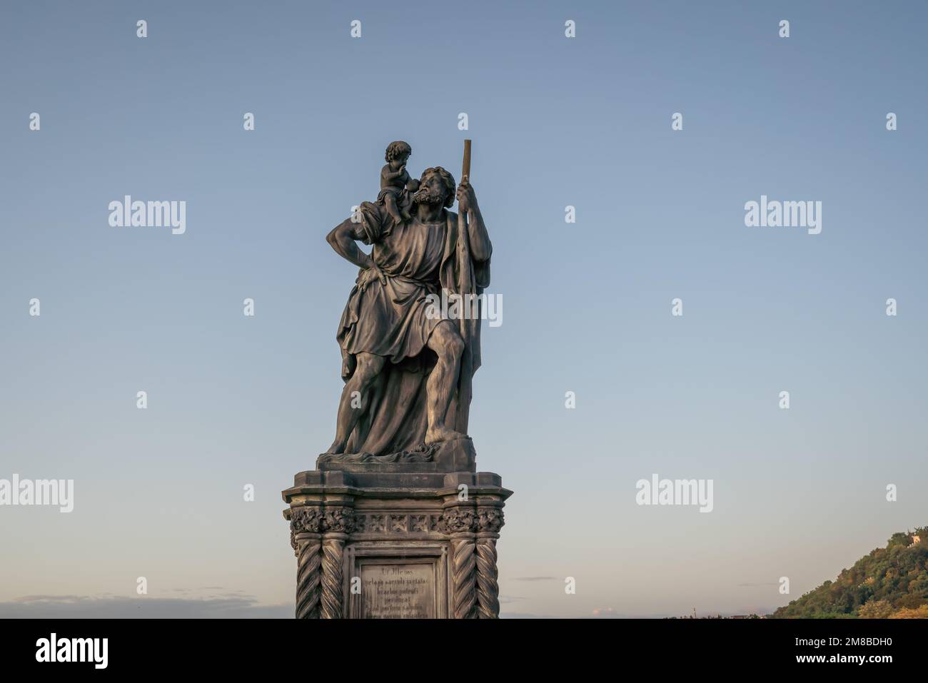 Prague saint christopher statue hi-res stock photography and images - Alamy