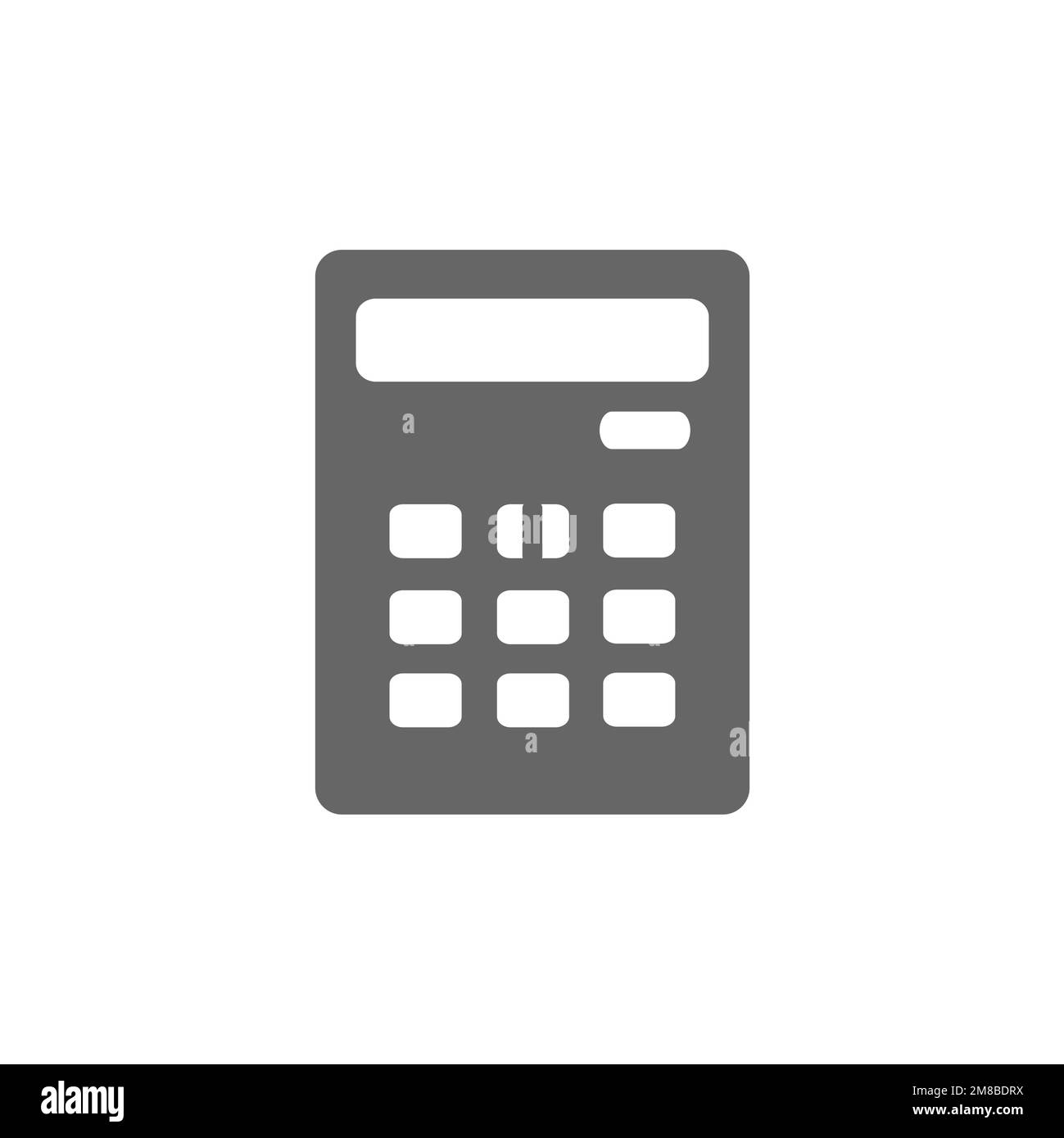 Calculator icon, graphic resource template, vector illustration Stock ...