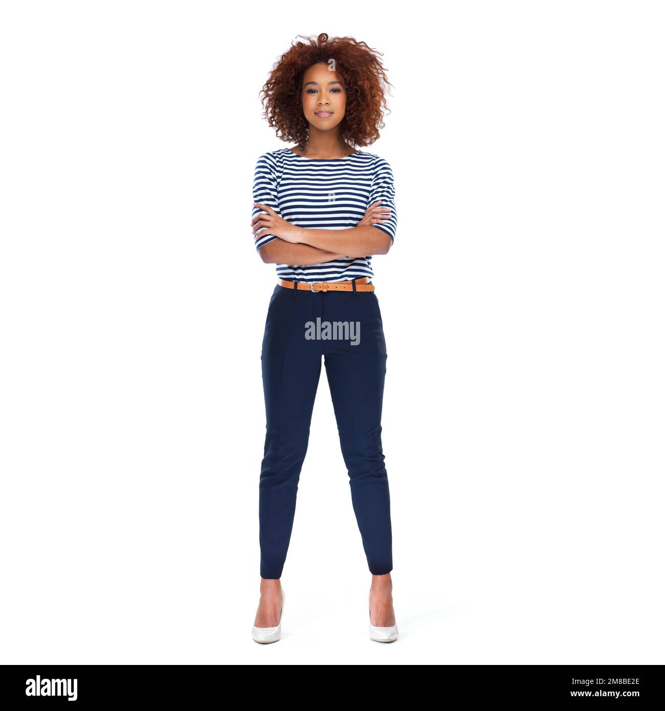 Pose arms crossed on Cut Out Stock Images & Pictures - Alamy