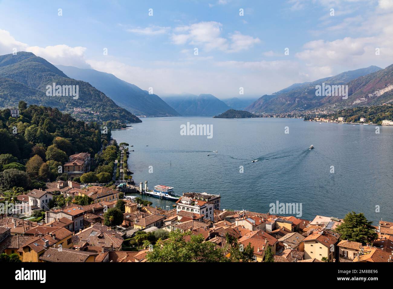 View from bellagio across lake como hi-res stock photography and images ...