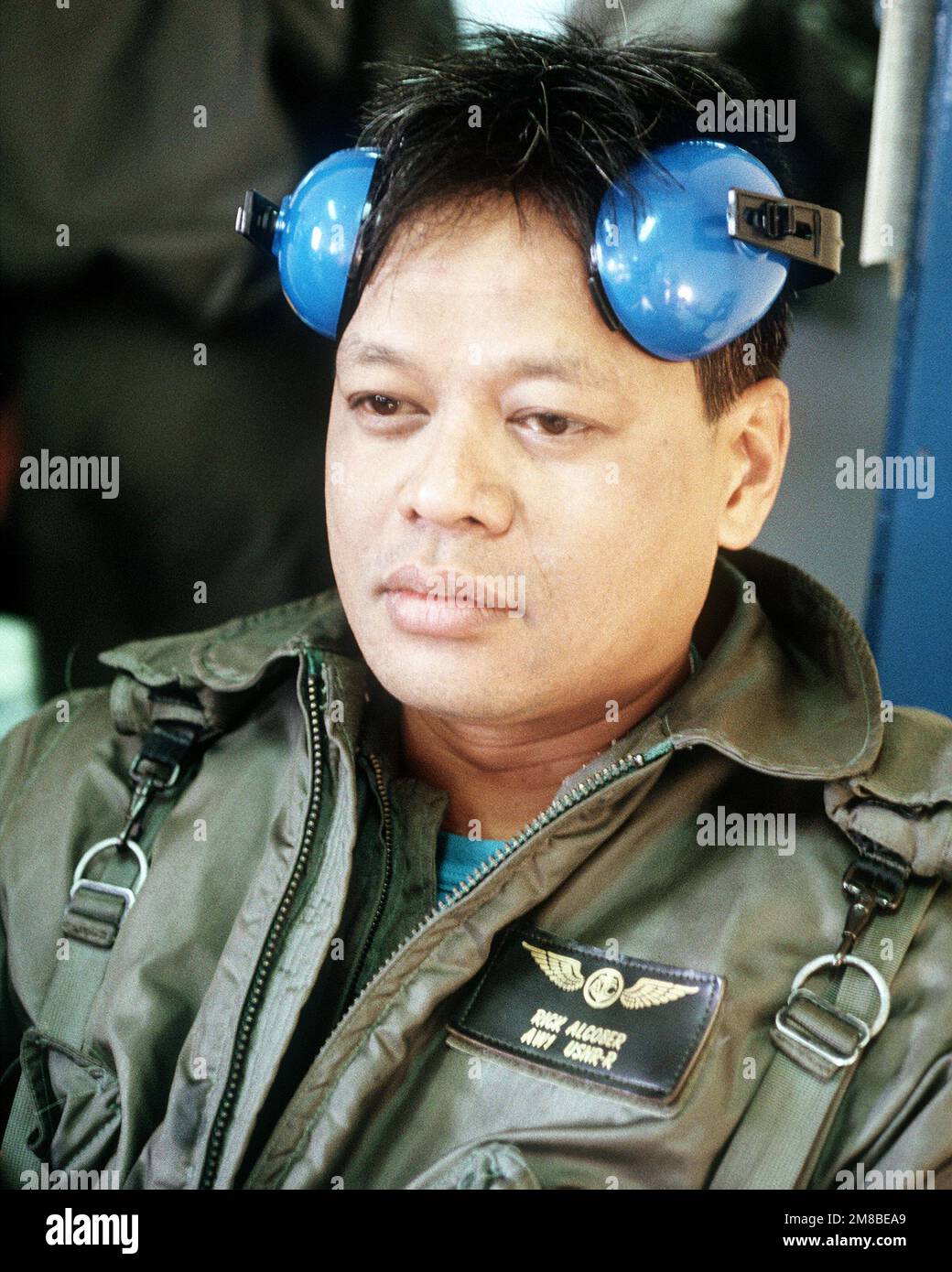 Aviation Anti-submarine Warfare Operator 1ST Class Rick Alcober of Naval Air Reserve Patrol ...