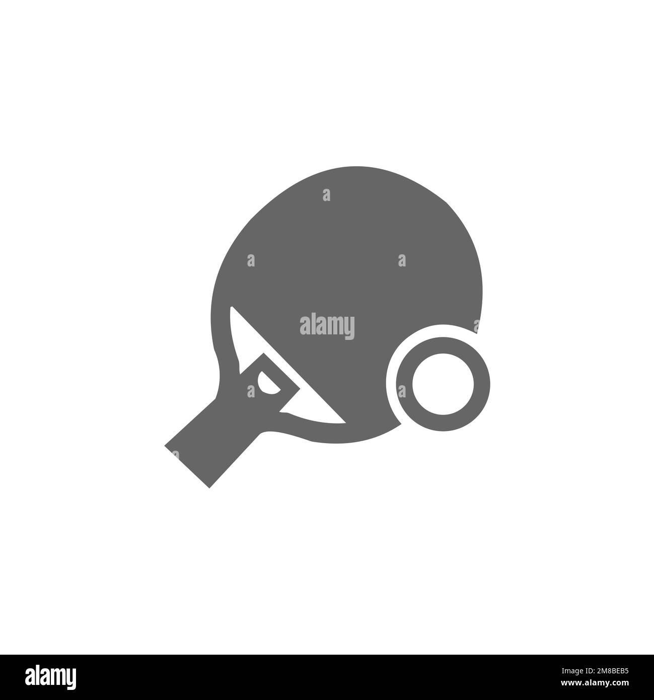 Table tennis racket and table tennis icon, graphics resource template ...