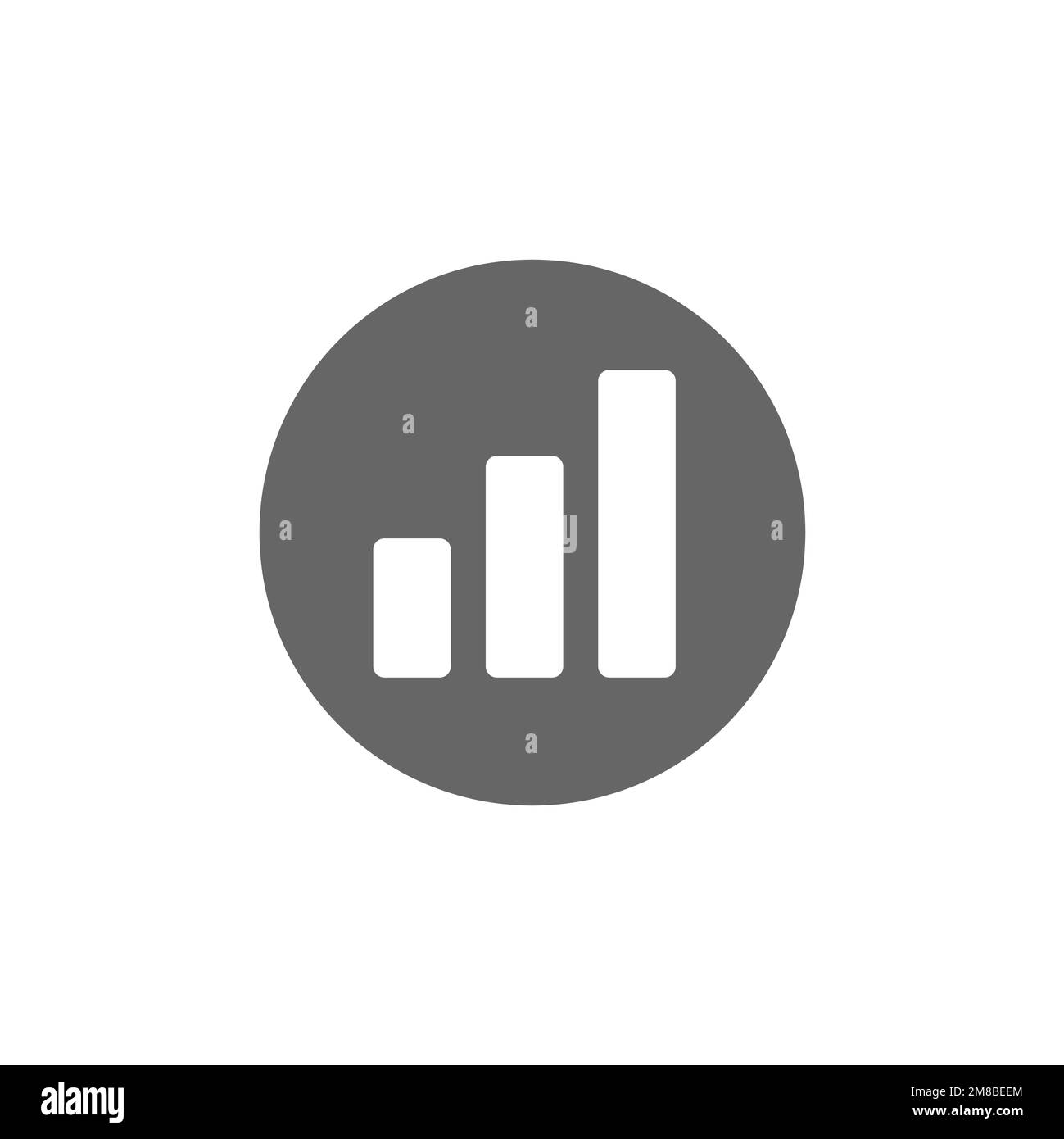 Column chart icon, graphic resource template, vector illustration Stock ...
