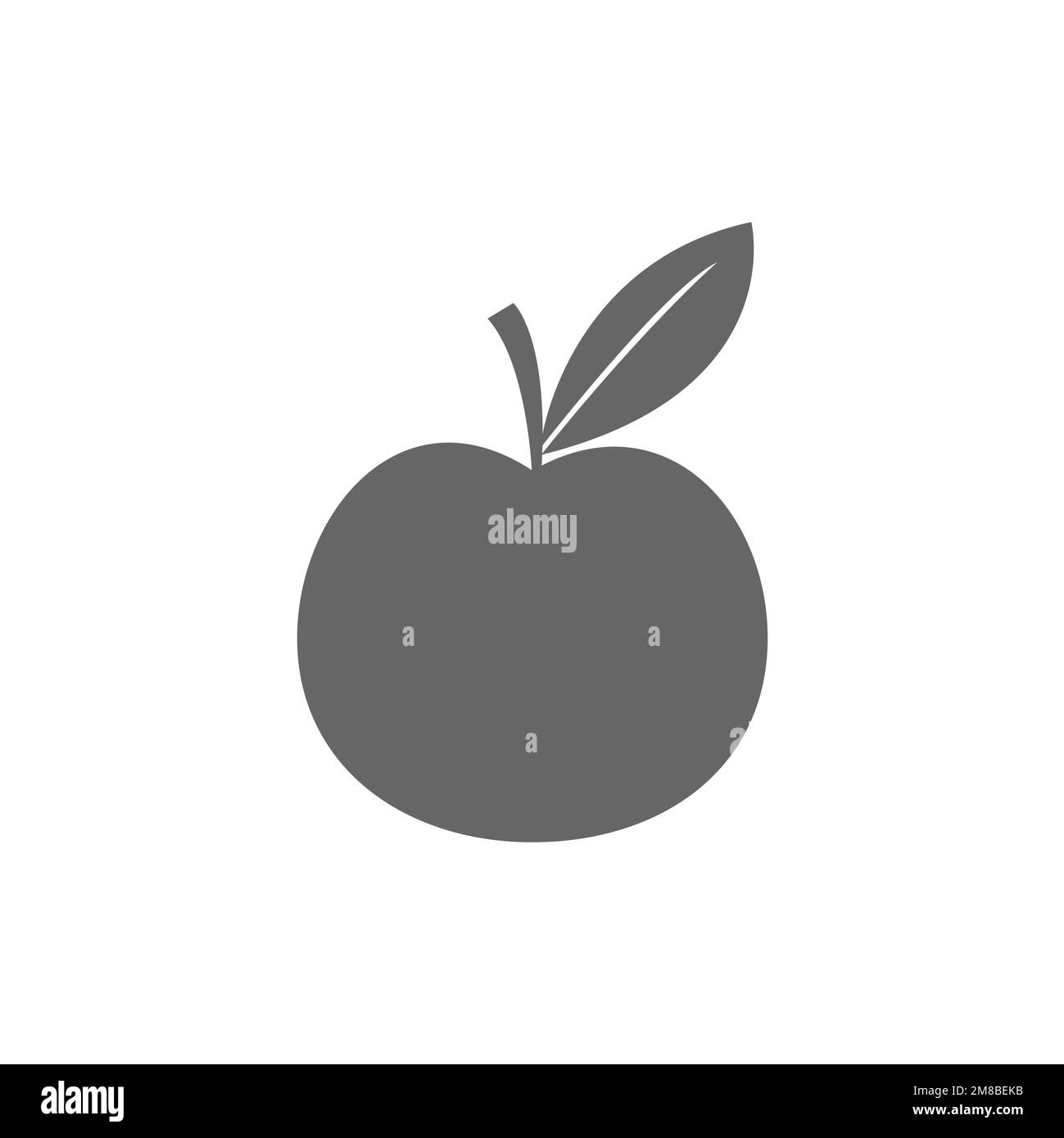 Apple icon, graphic resource template, vector illustration Stock Vector ...