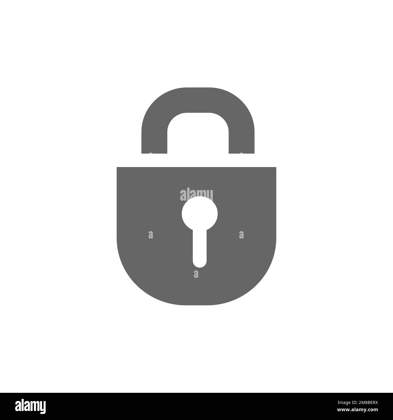 Lock icon, graphic resource template, vector illustration Stock Vector ...