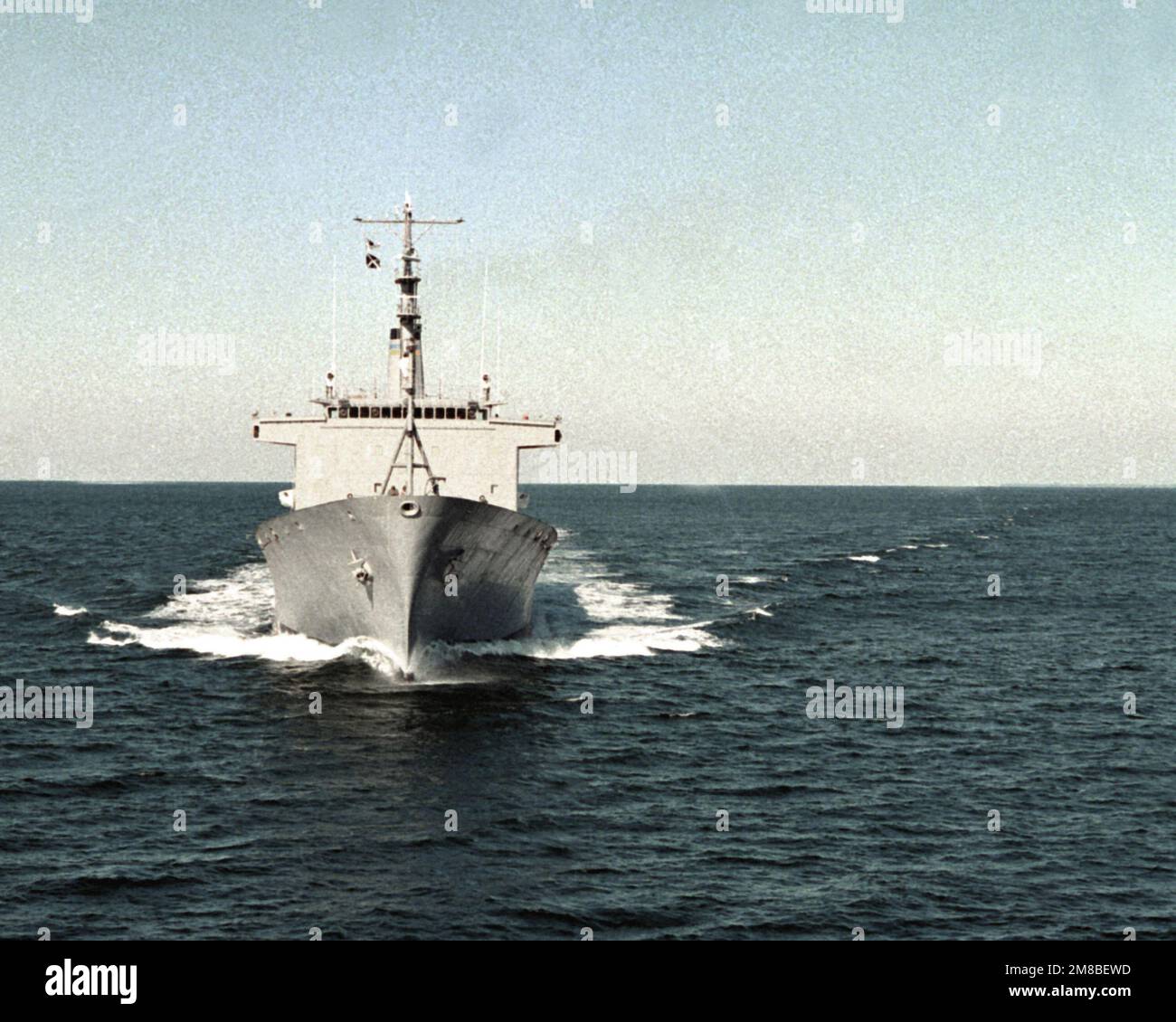 A bow view of the oceanographic research ship USNS MAURY (T-AGS-39 ...