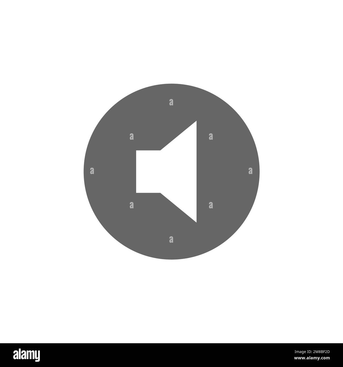 Speaker icon, graphics resource template, vector illustration Stock ...