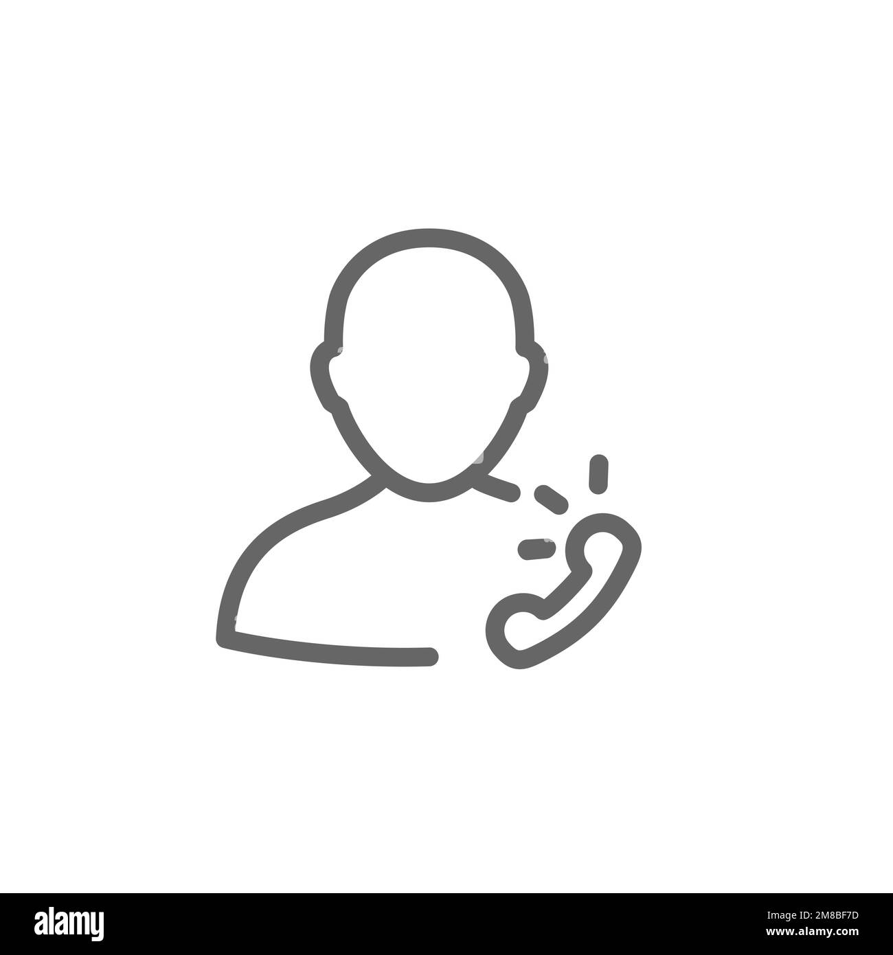 Call user icon, graphic resource template, vector illustration Stock ...