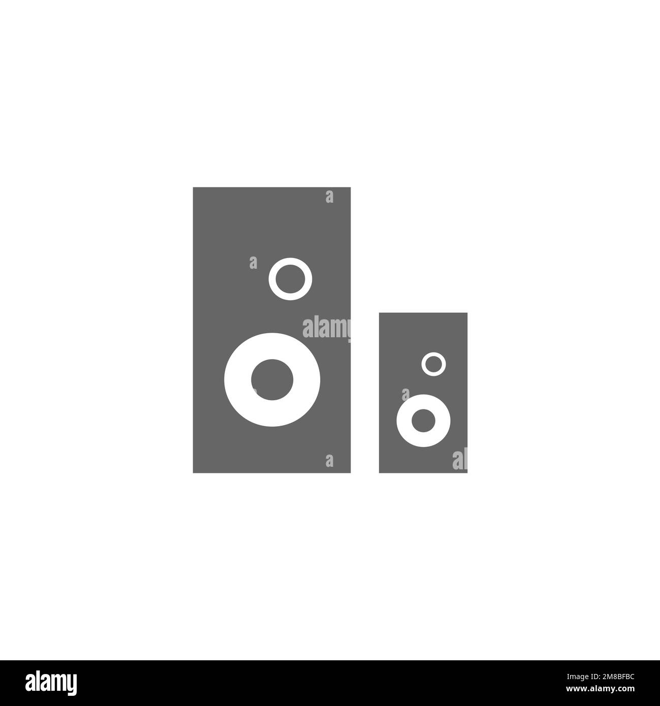 Audio device icon, graphic resource template, vector illustration Stock ...