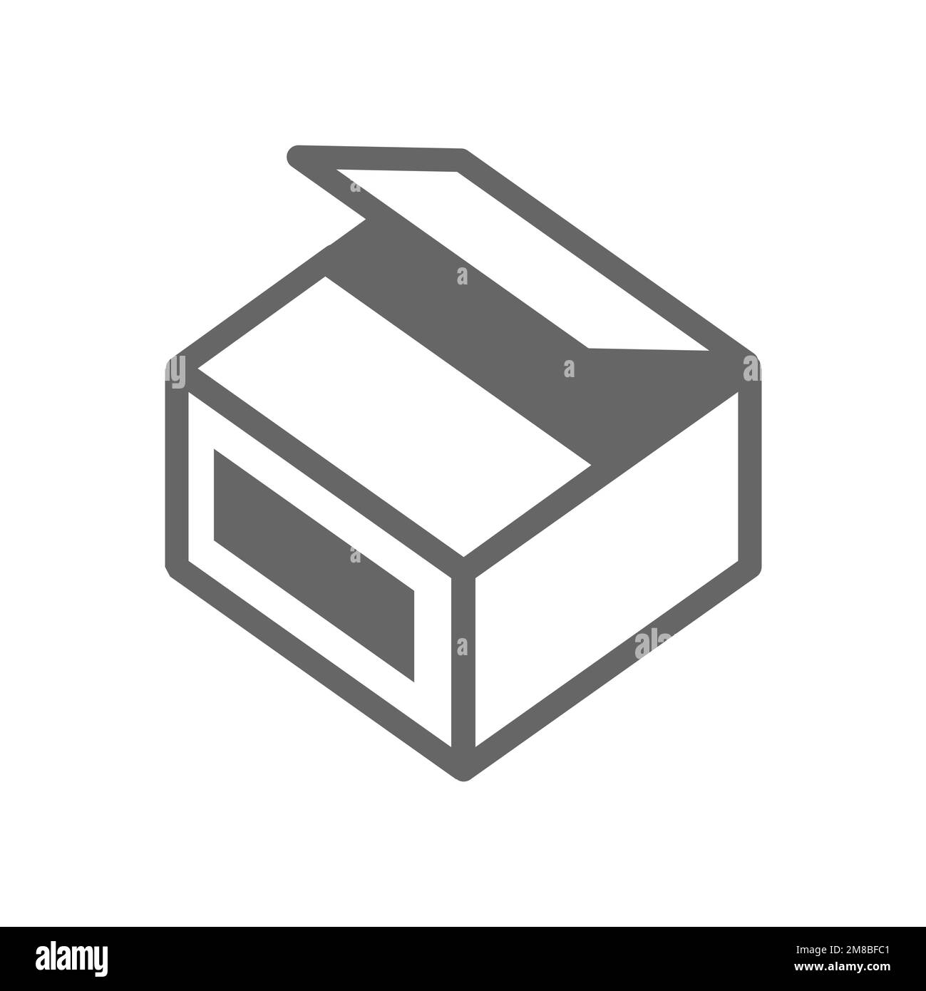 Carton icon, graphic resource template, vector illustration Stock ...