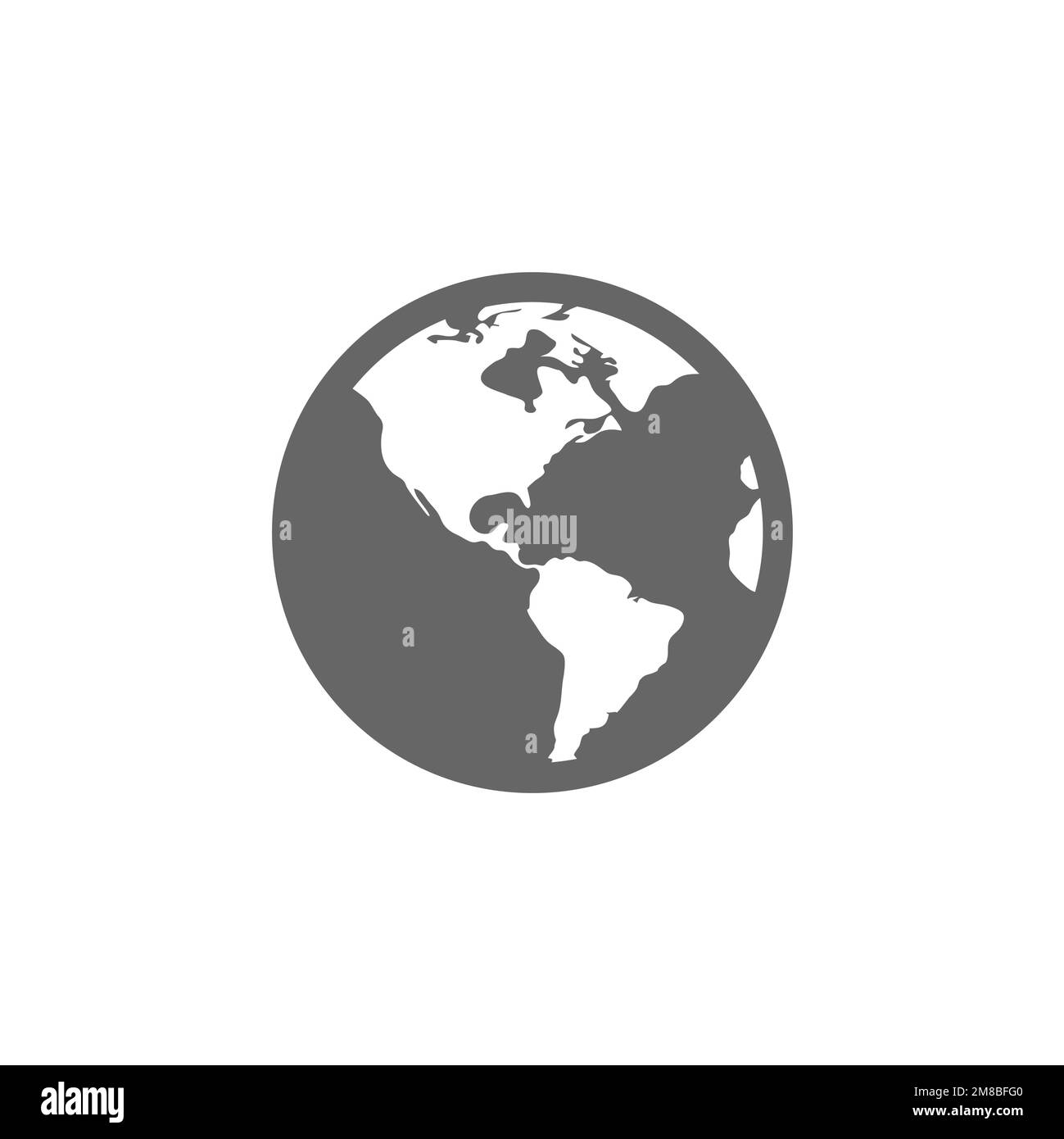 Earth icon, graphic resource template, vector illustration Stock Vector ...