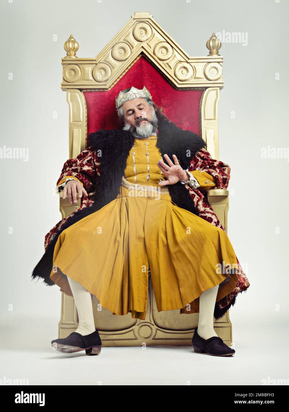 Kang Sitting On Throne