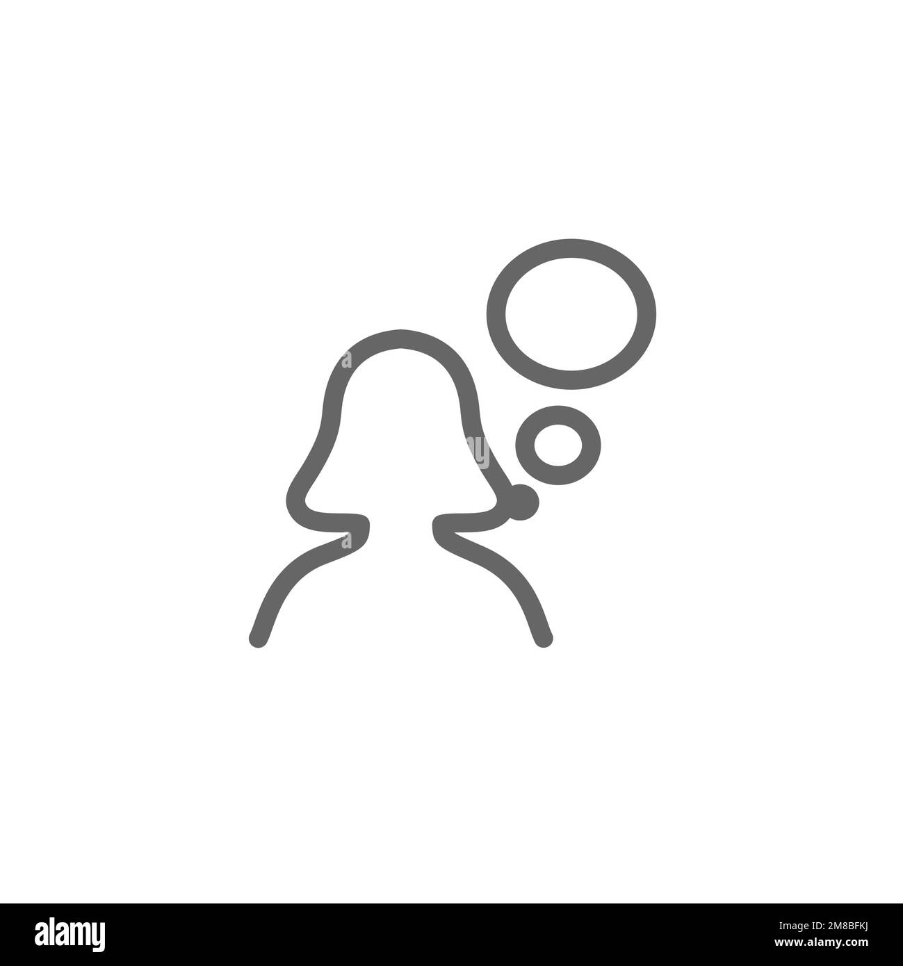 User opinion icon, graphic resource template, vector illustration Stock ...