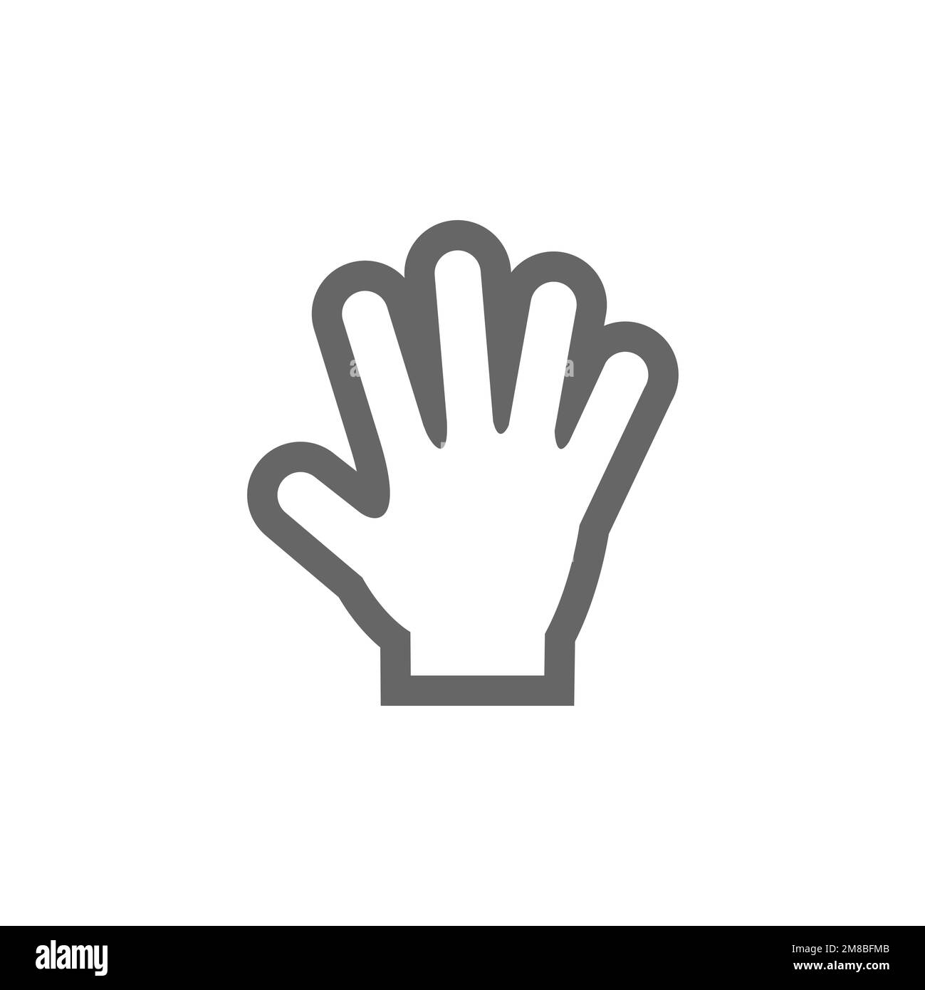 Palm icon, graphic resource template, vector illustration Stock Vector ...