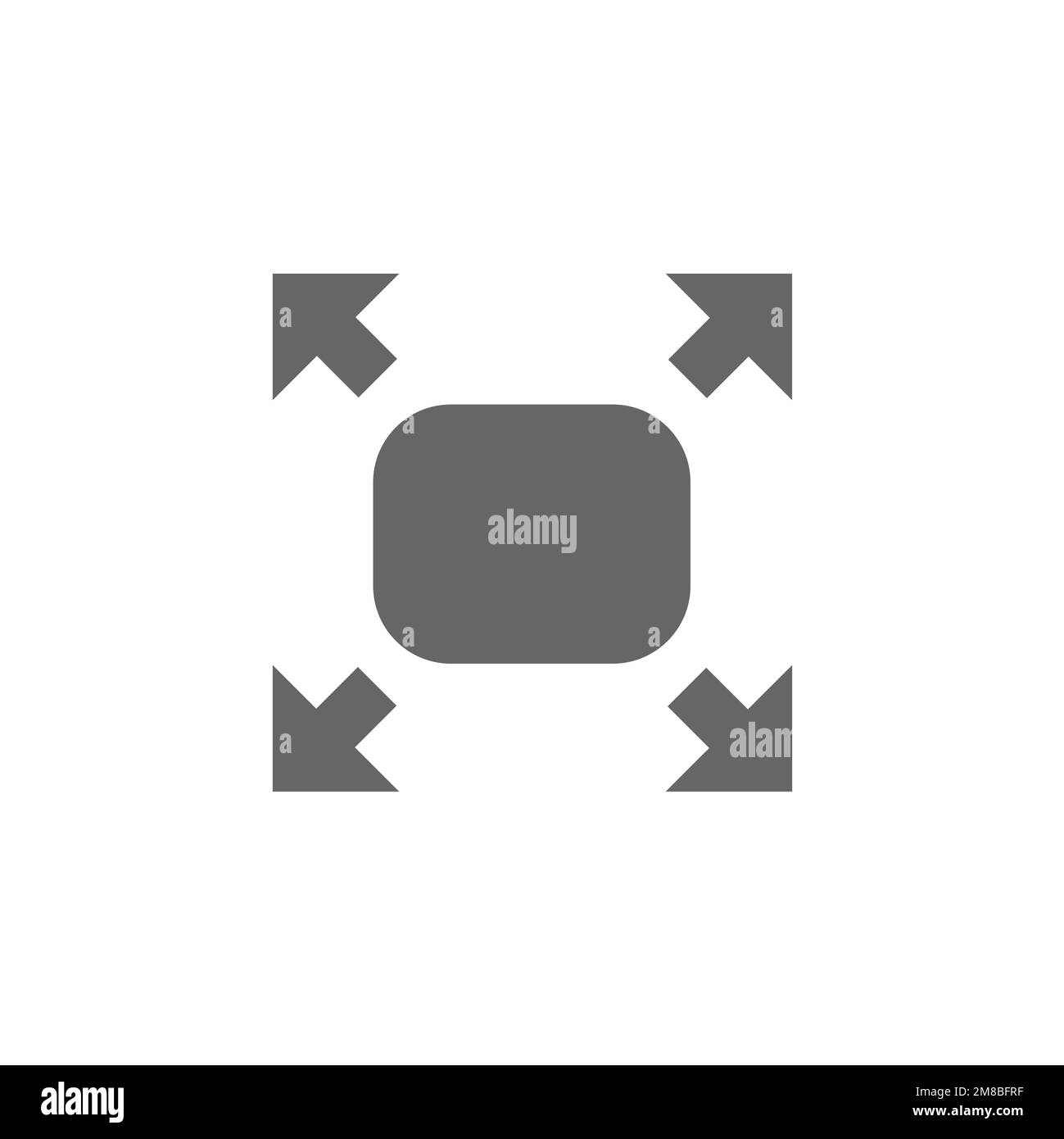 Zoom in icons, graphic resource templates, vector illustrations Stock ...