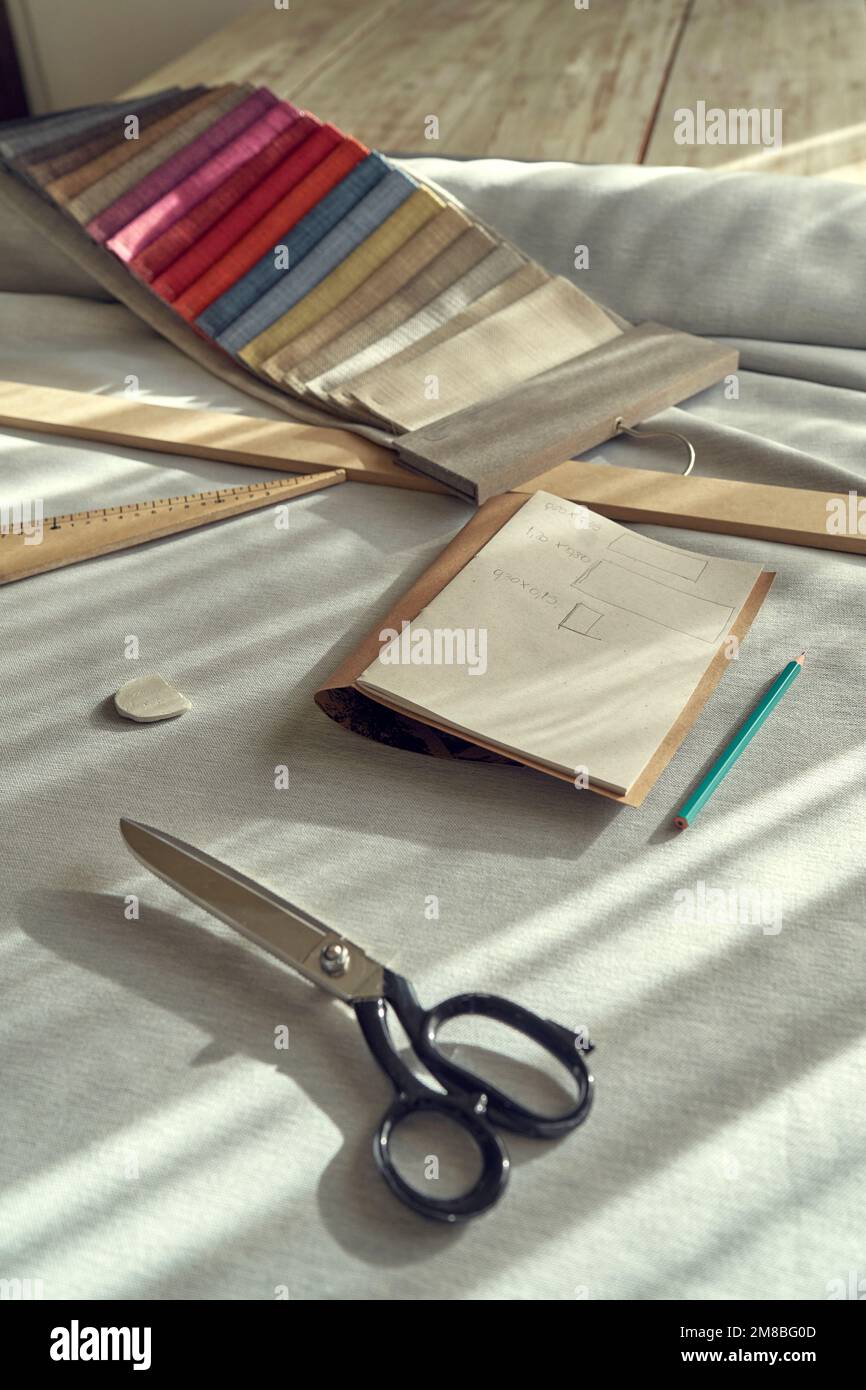 Colours Scheme artist deco Stock Photo - Alamy