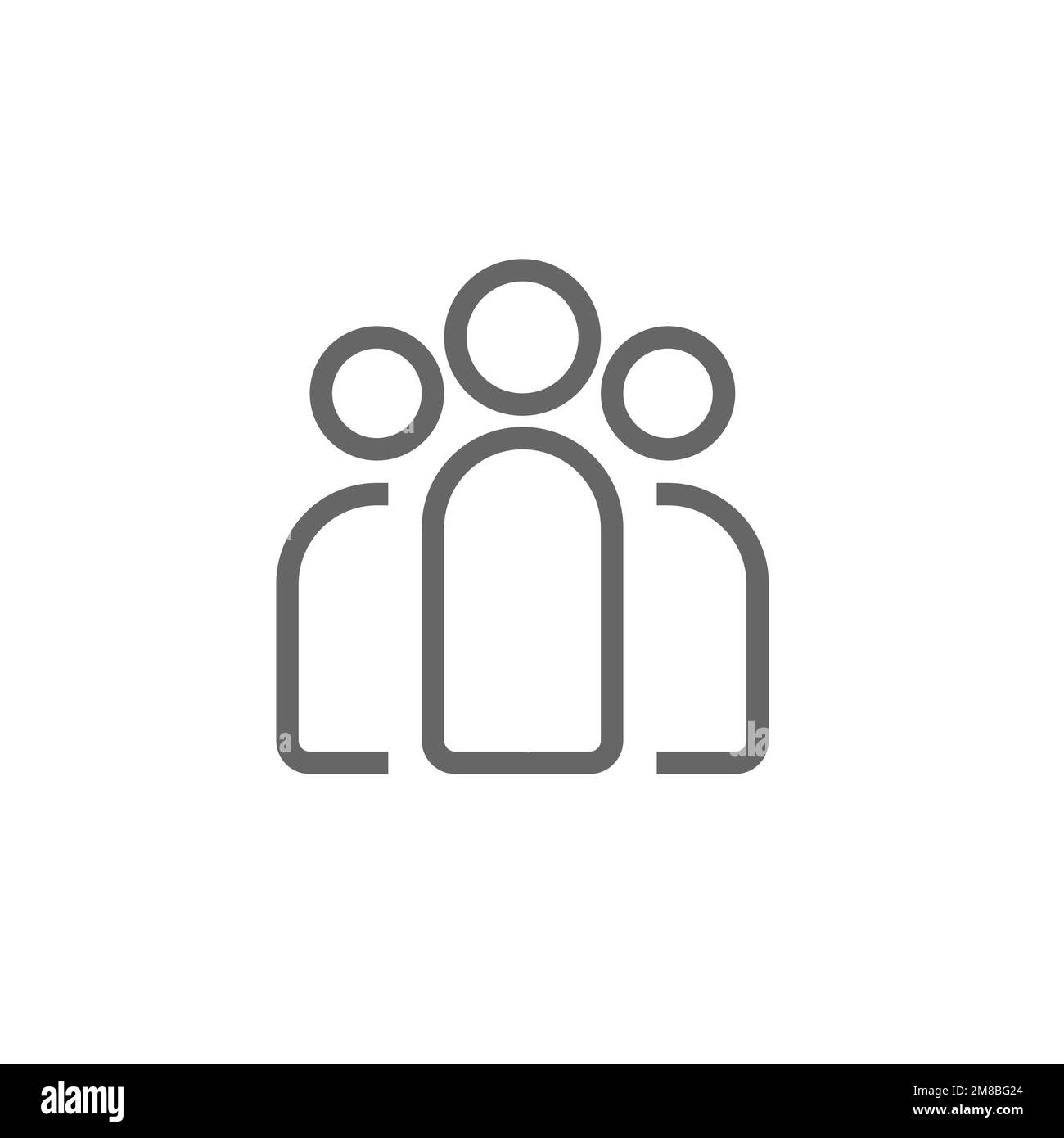 User group icon, graphic resource template, vector illustration Stock ...