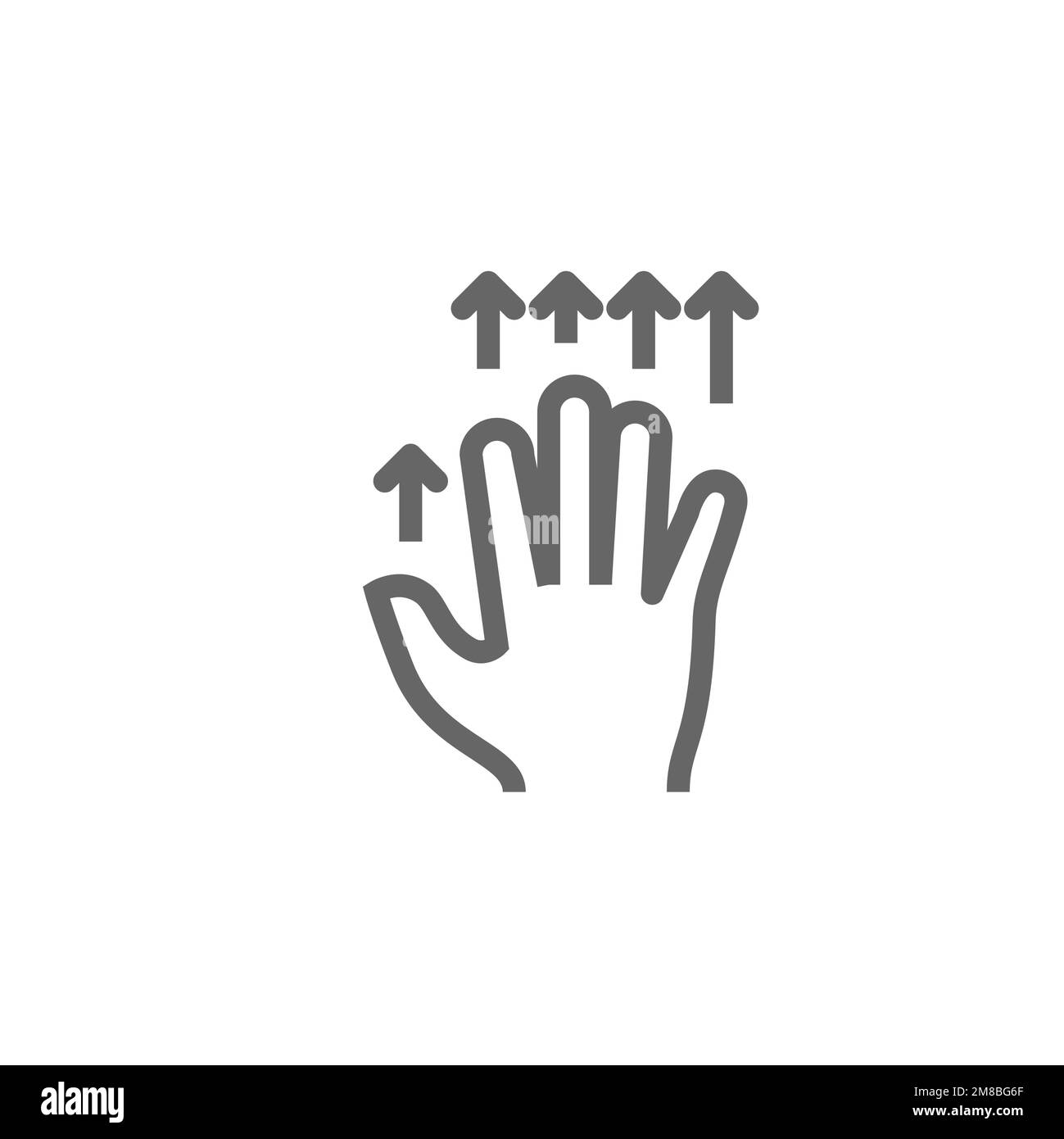 Move palm up gesture icon, graphics resource template, vector ...