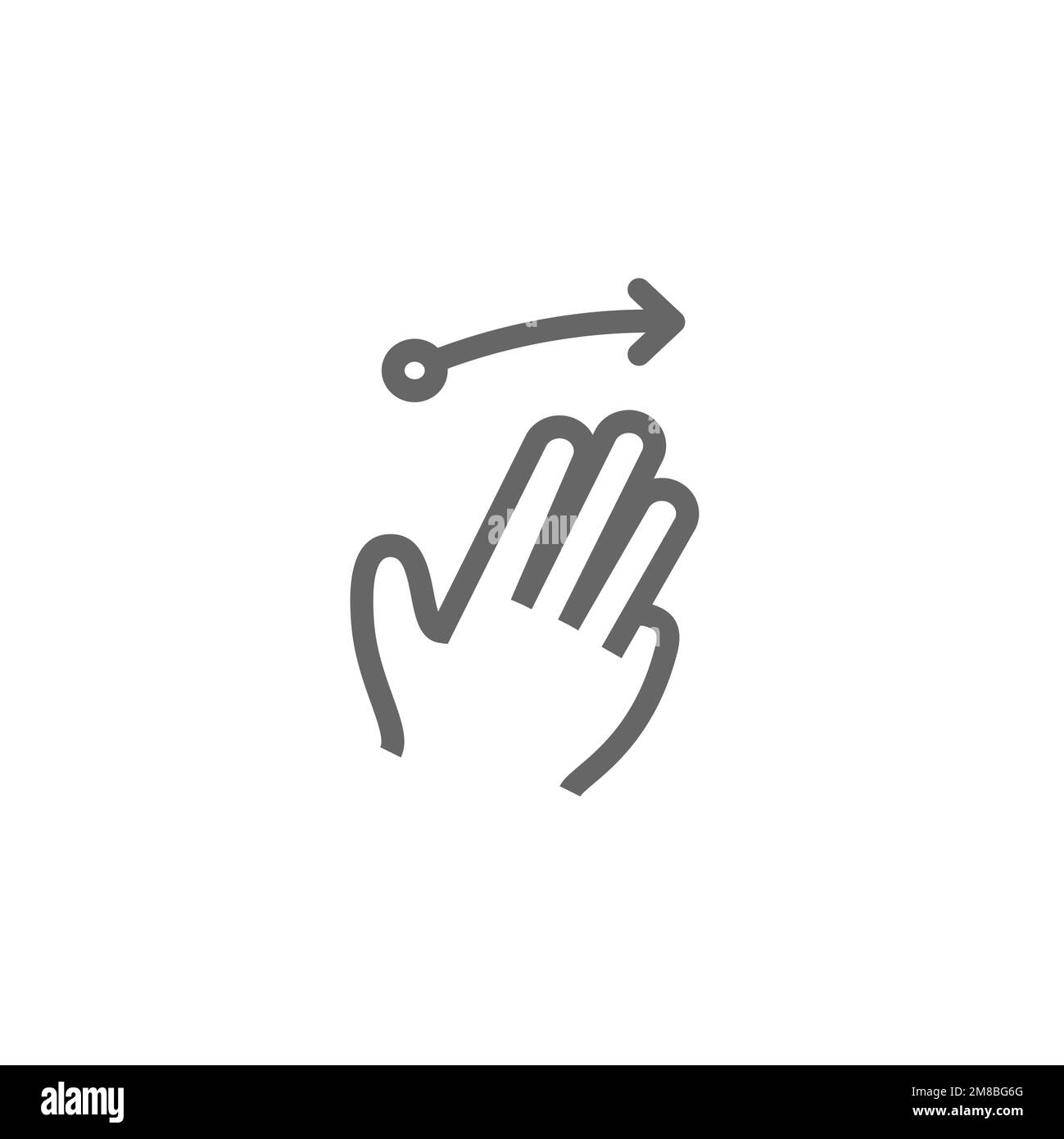 Right hand gesture icon, graphics resource template, vector ...