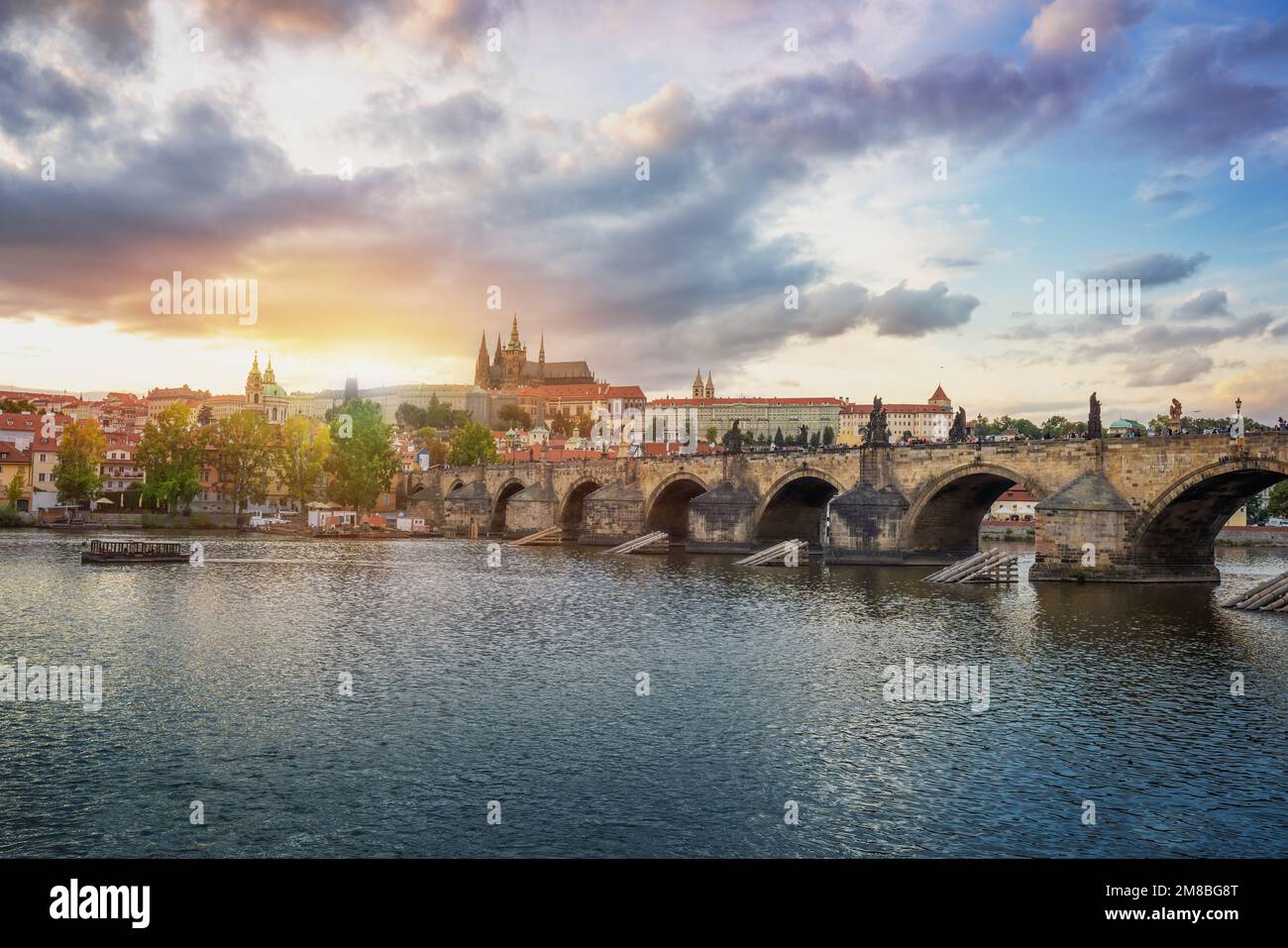 Charles bridge to prague castle hi-res stock photography and images - Alamy