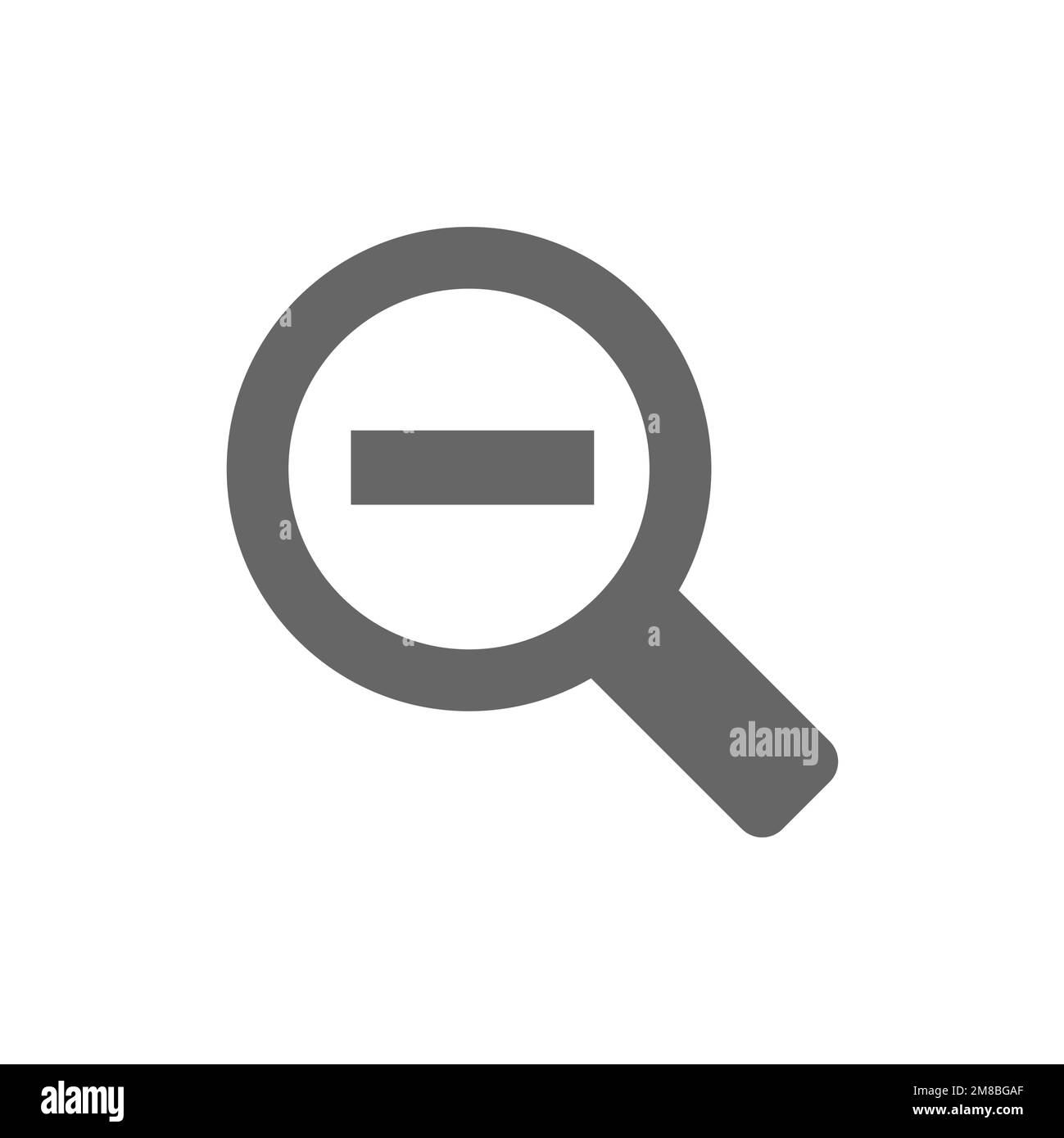 Zoom out icons, graphic resource templates, vector illustrations Stock ...