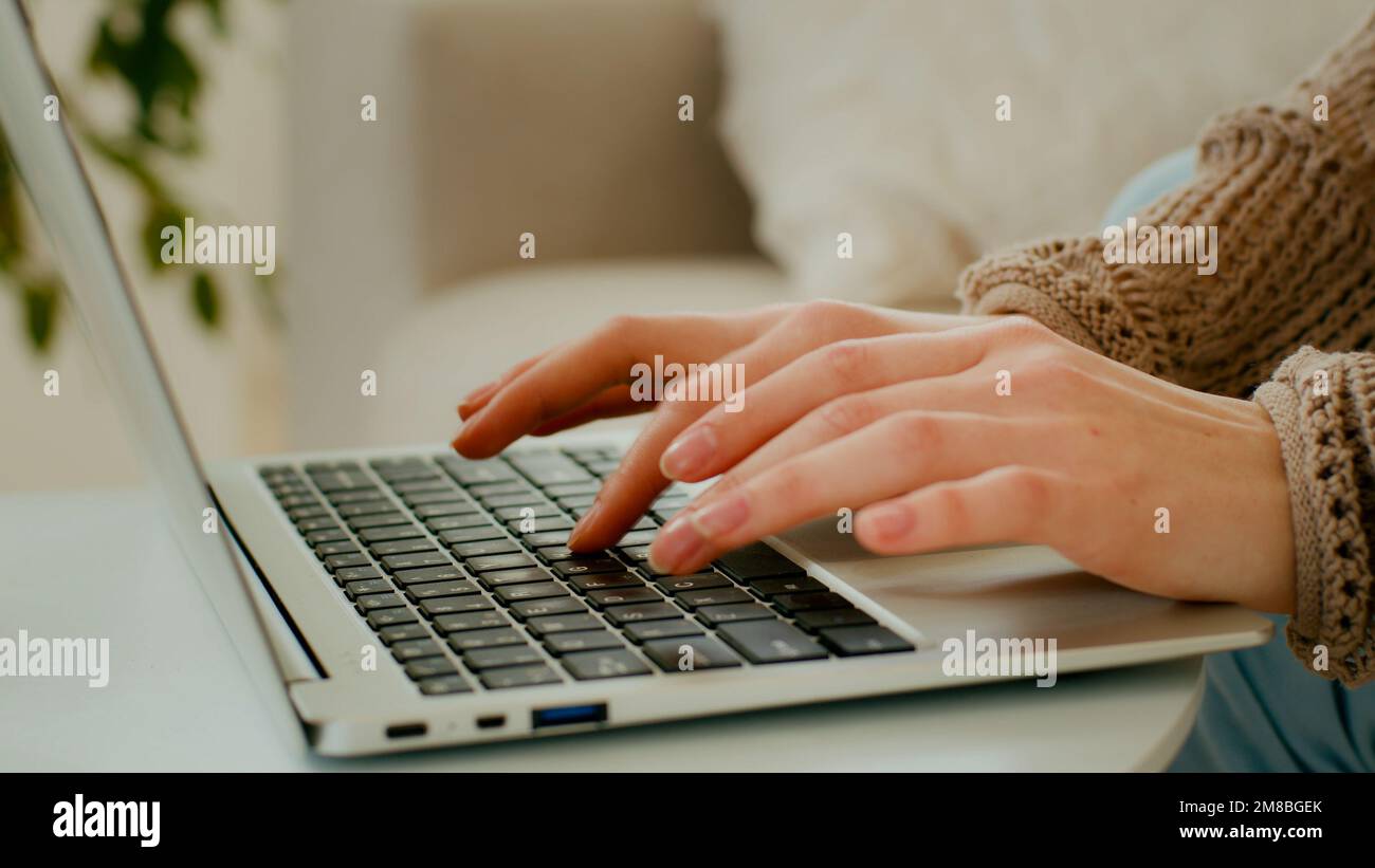 Close up female hands of unrecognizable business woman professional ...