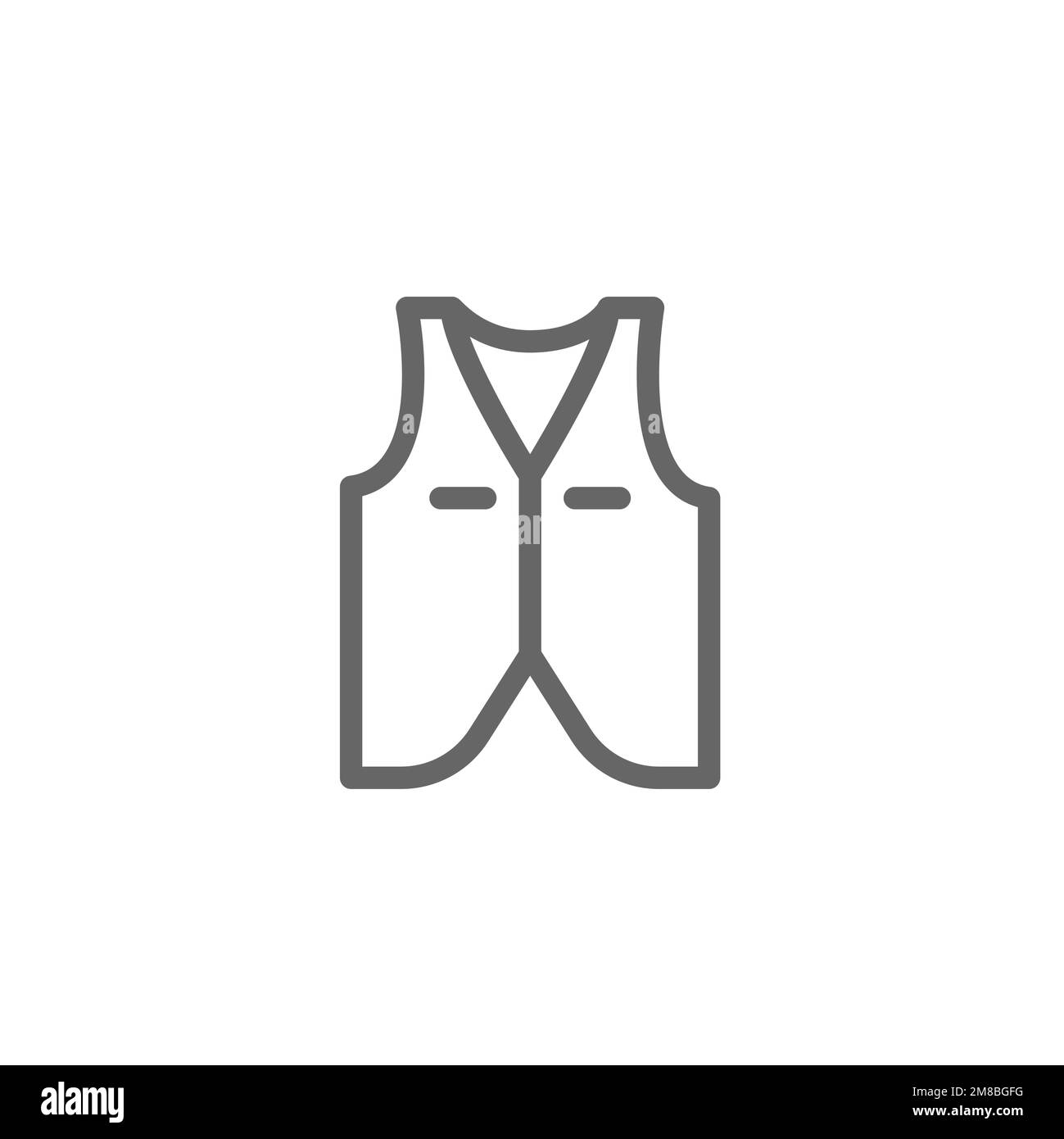 Vest icon. Graphic resource template, vector illustration Stock Vector ...