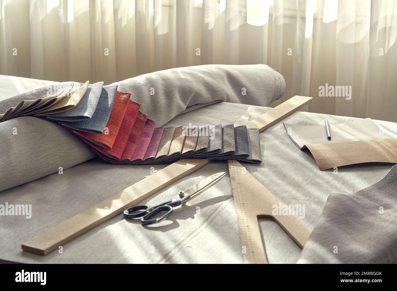 Colours Scheme artist deco Stock Photo - Alamy