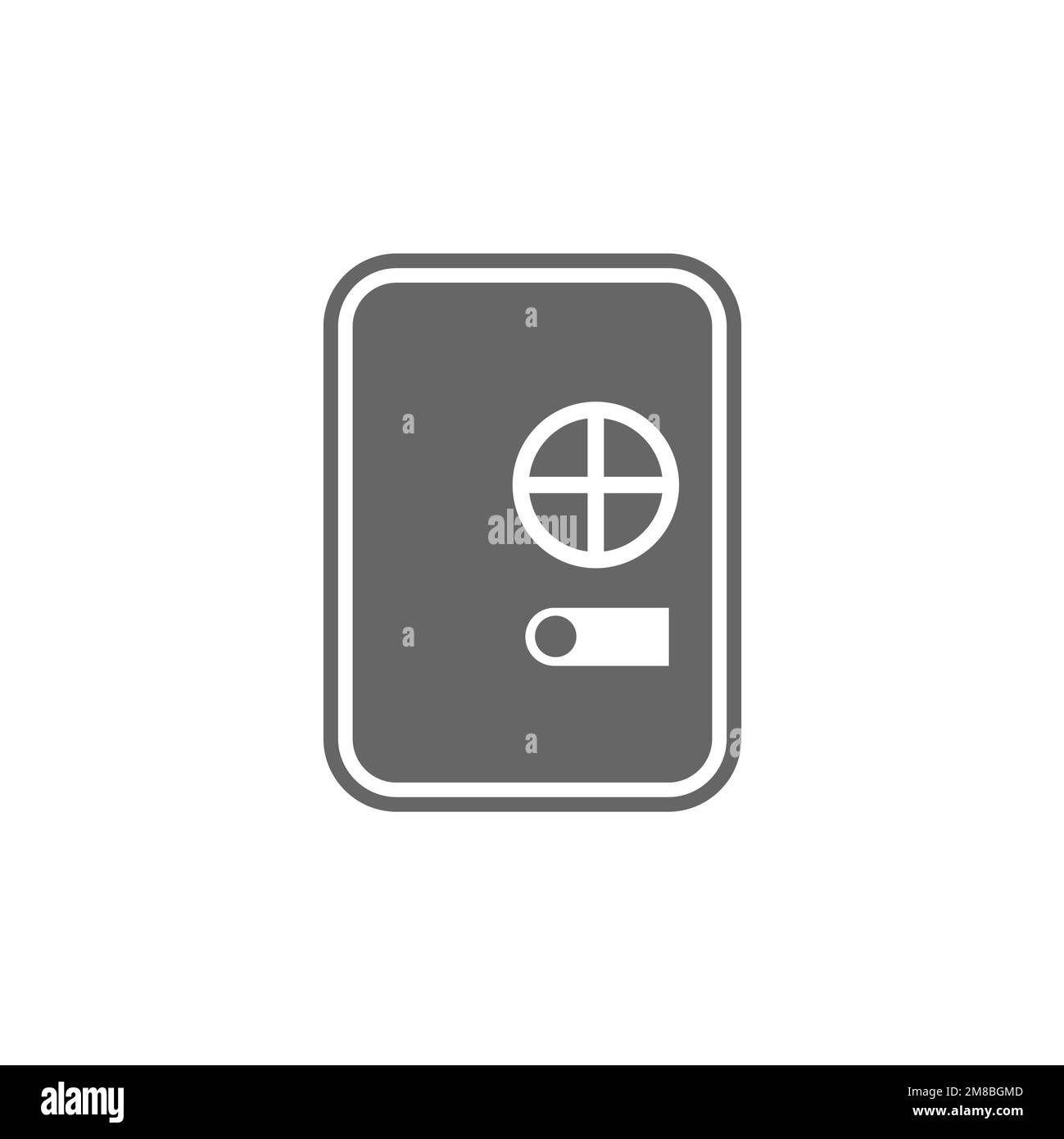 Safe icon, graphic resource template, vector illustration Stock Vector ...