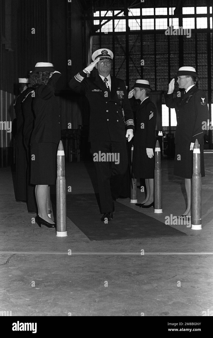Rear Adm. Eric A. McVadon Jr., outgoing commander, Iceland Defense ...
