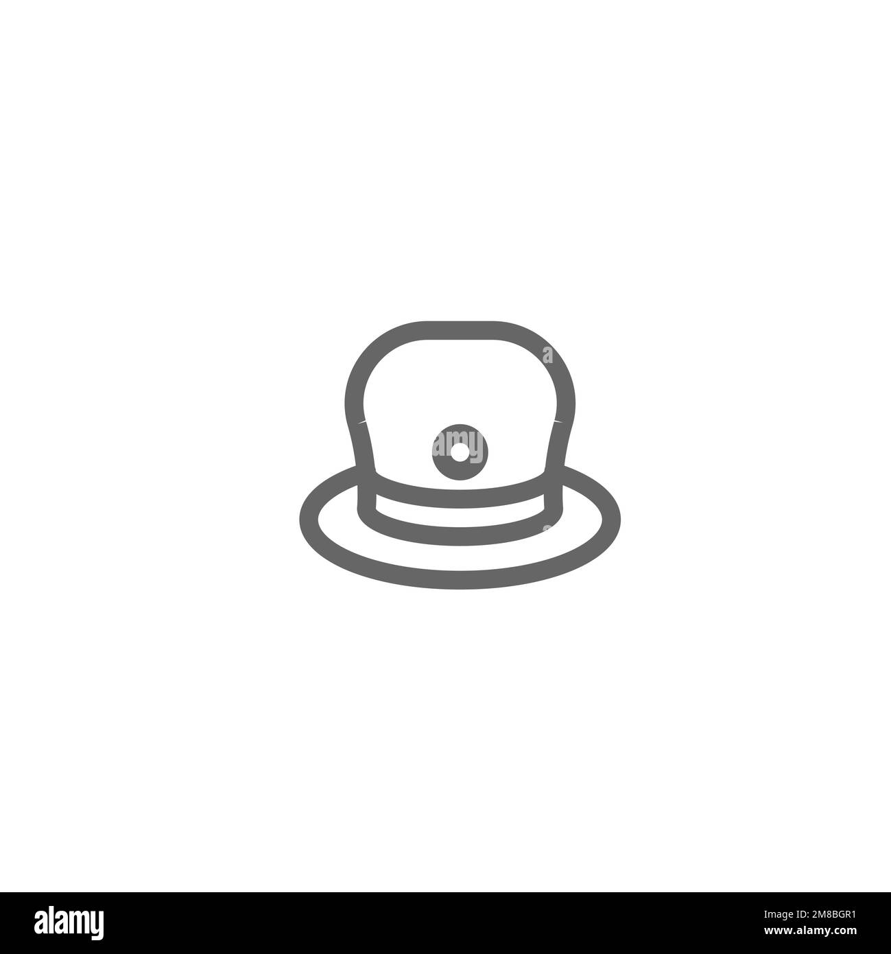 Men's hat icon. Graphic resource template, vector illustration Stock ...