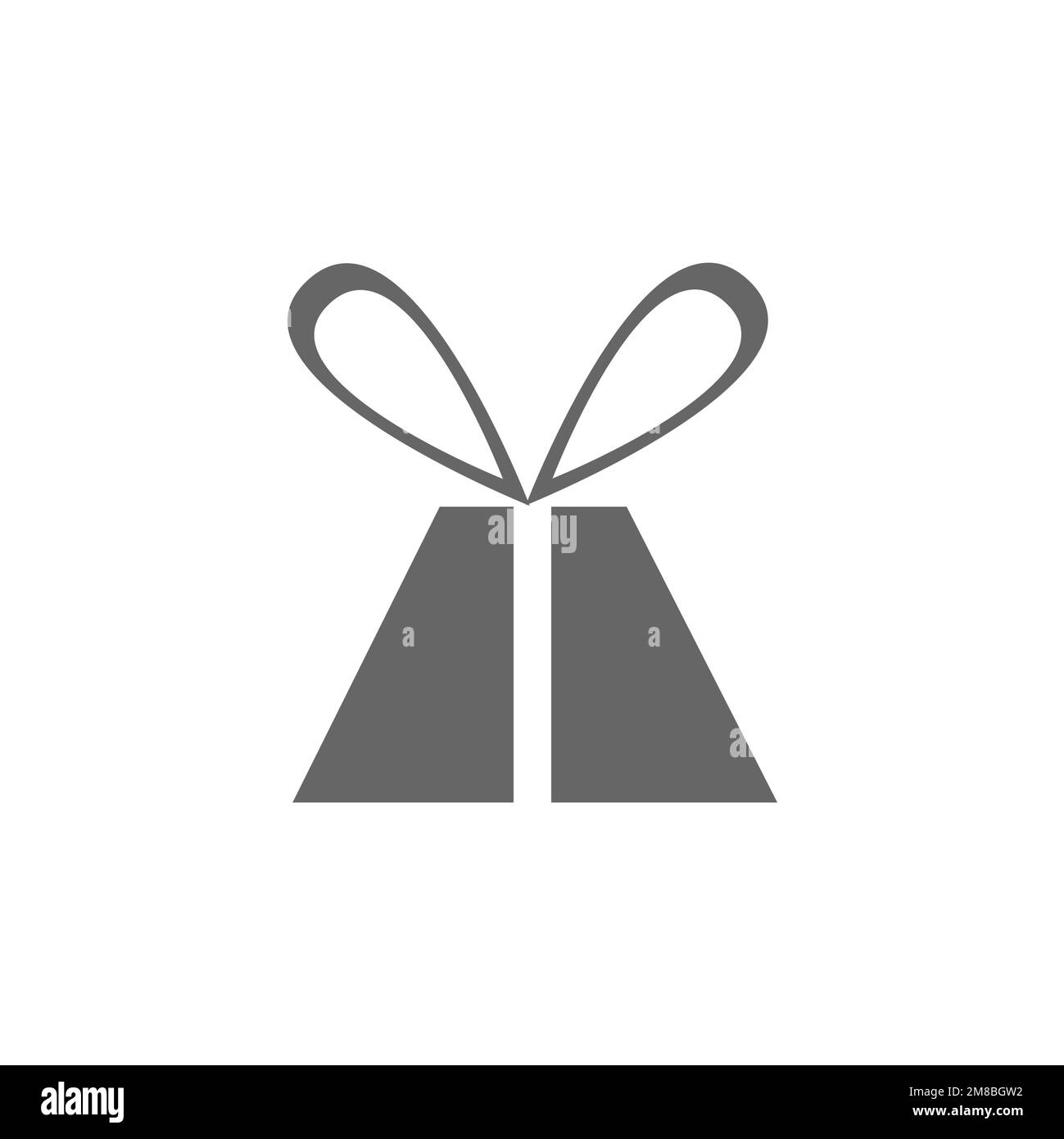 Gift icon, graphic resource template, vector illustration Stock Vector ...