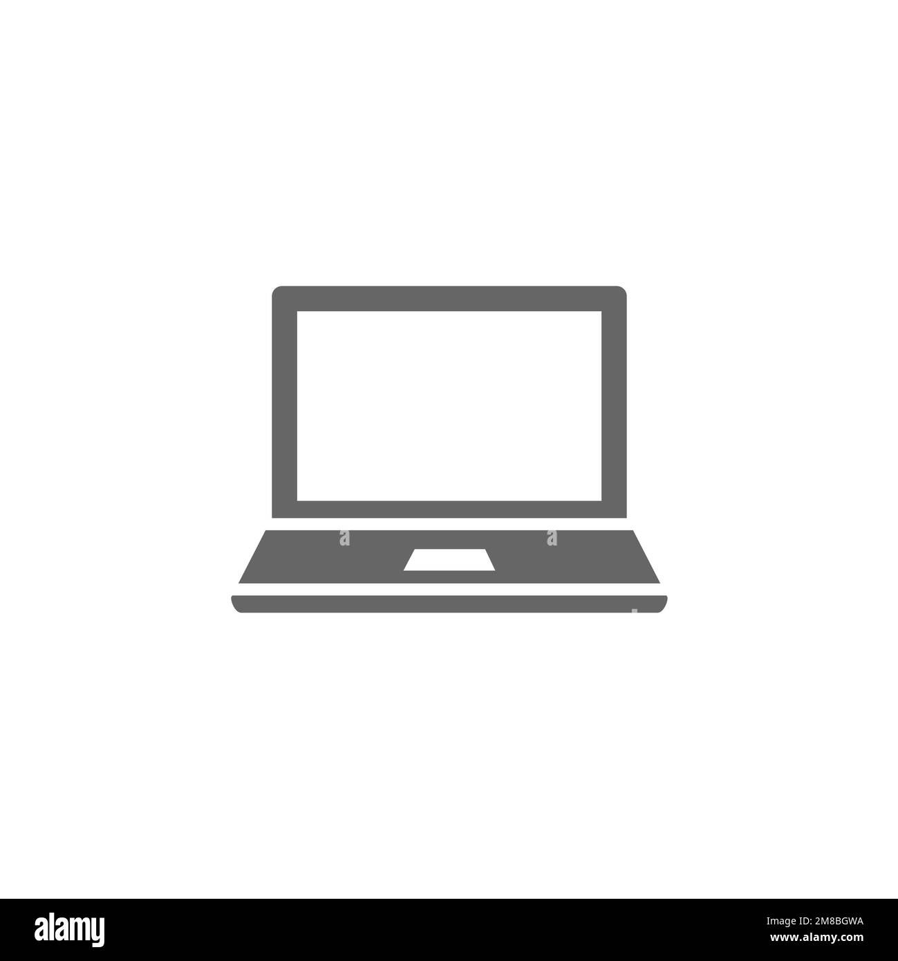 PC icon, graphics resource template, vector illustration Stock Vector ...